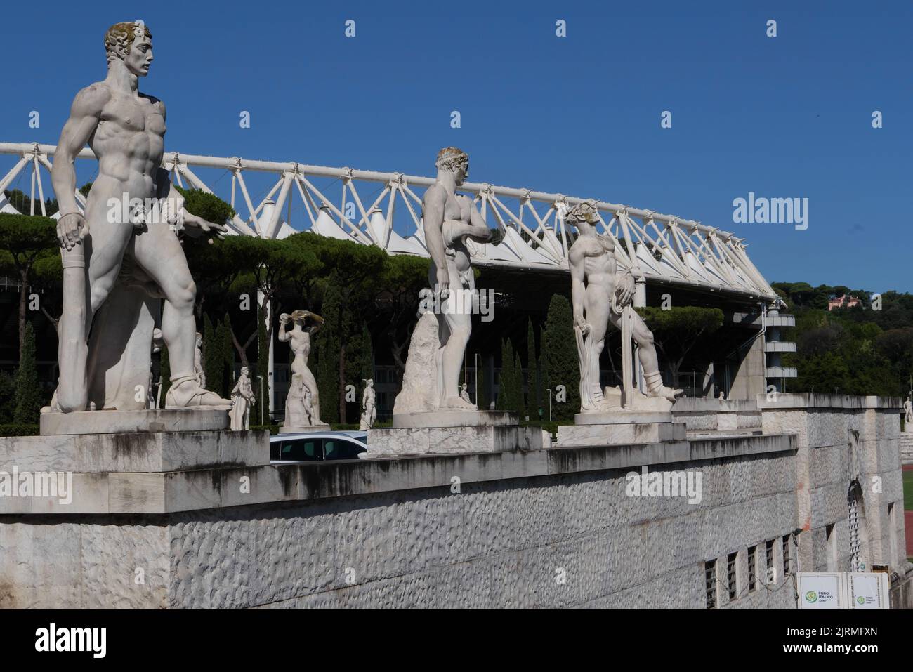 AN EXTERNAL VIEW OF THE STADIUM OF THE MARBLES Stock Photo - Alamy