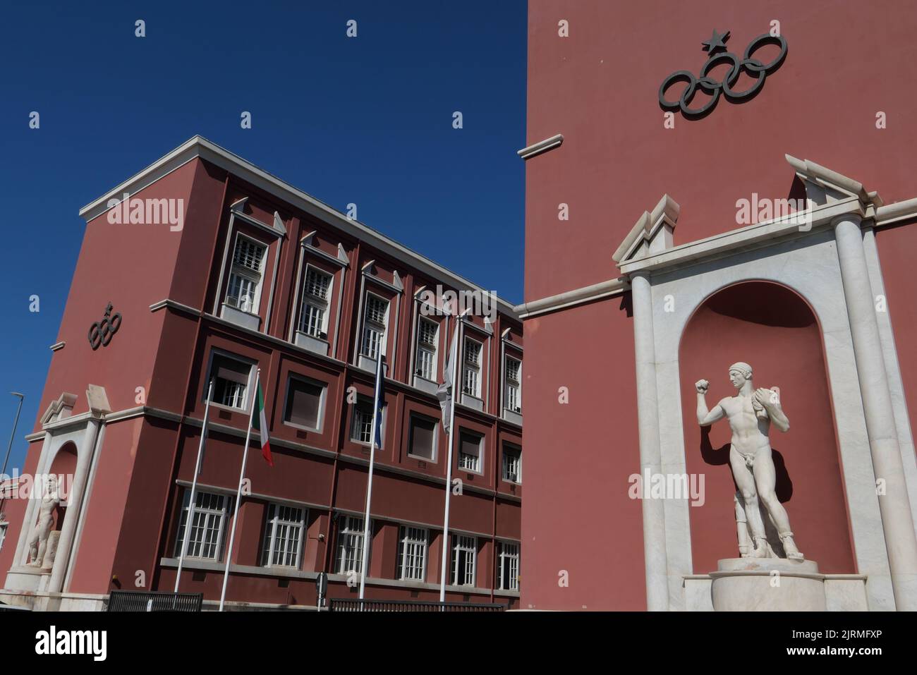 AN EXTERNAL VIEW OF CONI.ITALIAN NATIONAL OLYMPIC COMMITTEE Stock Photo ...