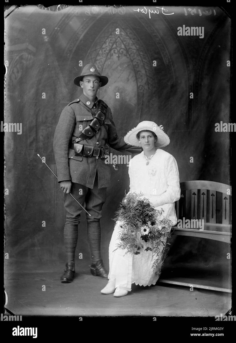 Wedding portrait of John Frederick Taylor and Maud Florence MacLeod ...