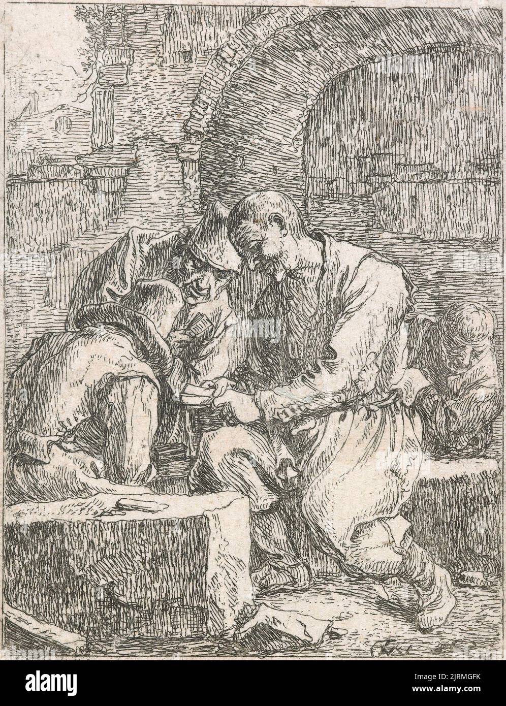 The Card players., 1631-1677, by Thomas Wyck. Gift of Bishop Monrad ...