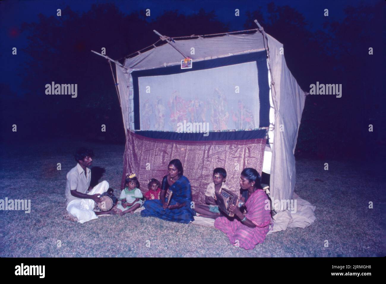 Indian leather puppetry hi-res stock photography and images - Alamy