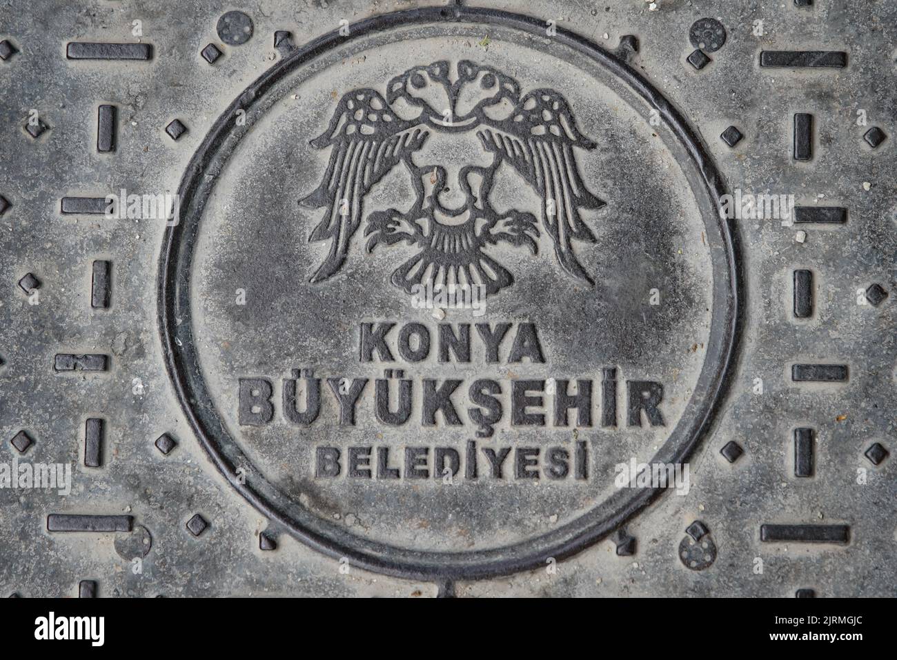 Emblem of Konya Metropolitan Municipality, Konya City, Turkiye Stock ...