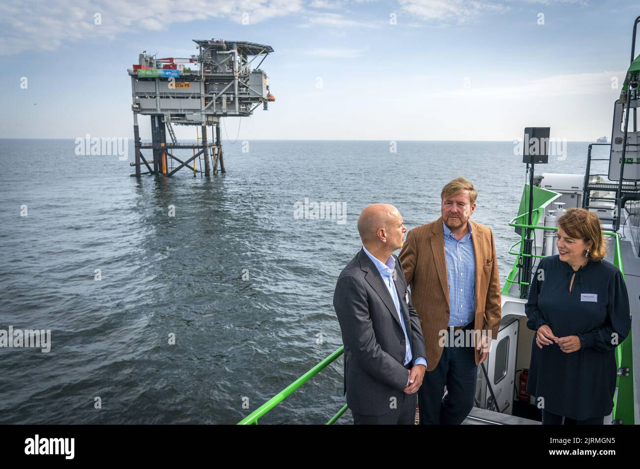 2022-08-25 10:48:45 SCHEVENINGEN - King Willem-Alexander aboard the ...