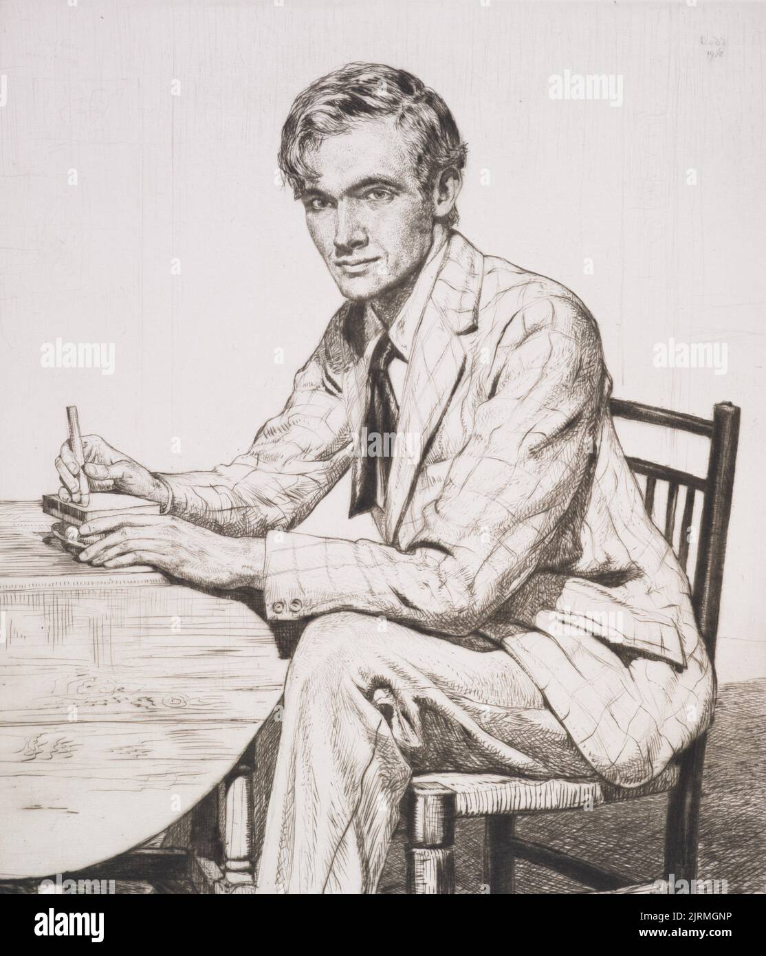 Stephen Bone, 1928, by Francis Dodd. Gift of Sir John Ilott, 1958 Stock ...