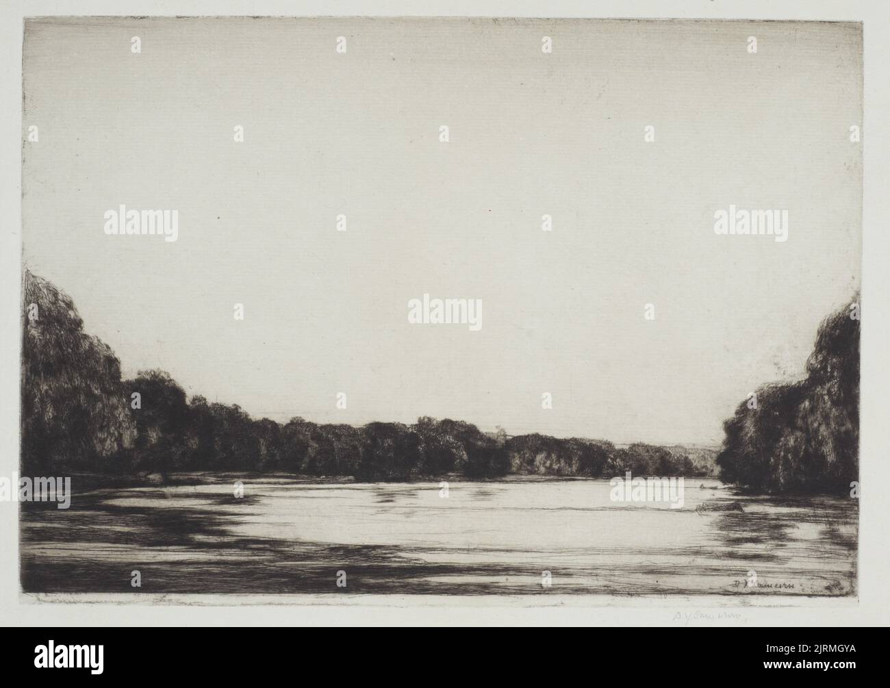 The Tay, 1912, by Sir David Young Cameron. Gift of Sir John Ilott, 1969 ...