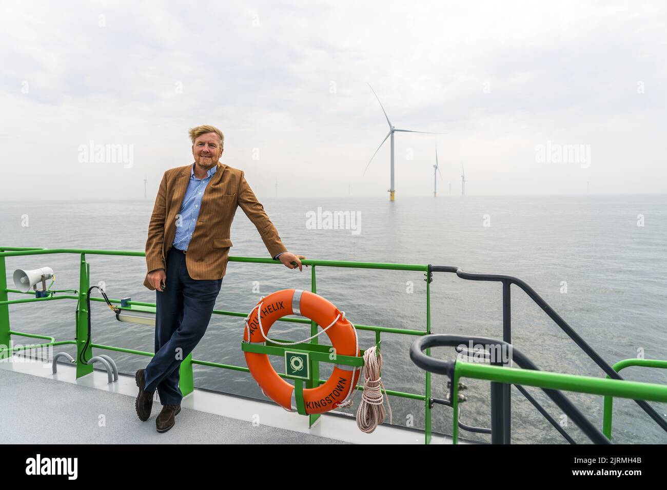 2022-08-25 13:39:07 SCHEVENINGEN - King Willem-Alexander aboard the ...