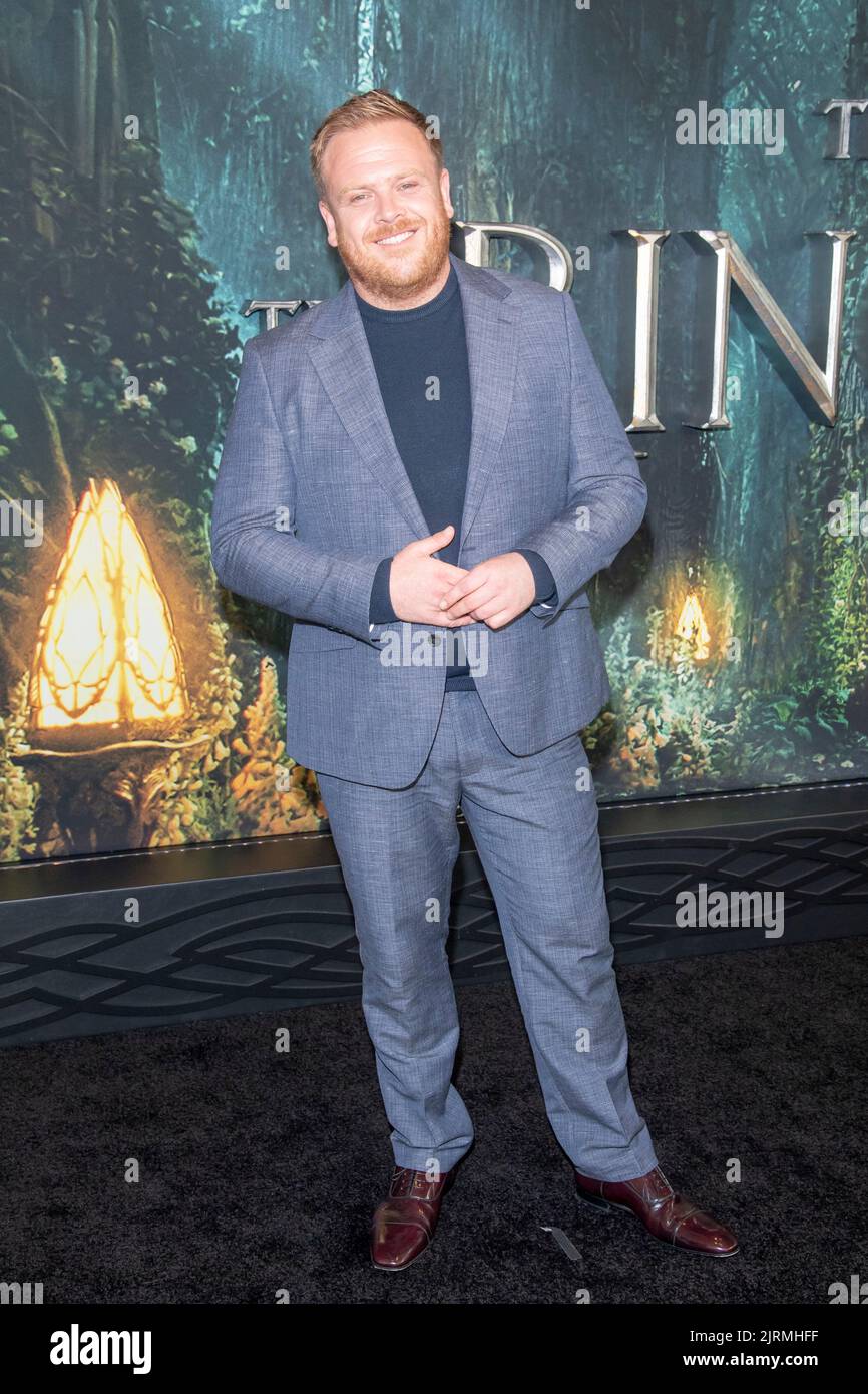 New York, United States. 23rd Aug, 2022. Owain Arthur attends "The Lord ...