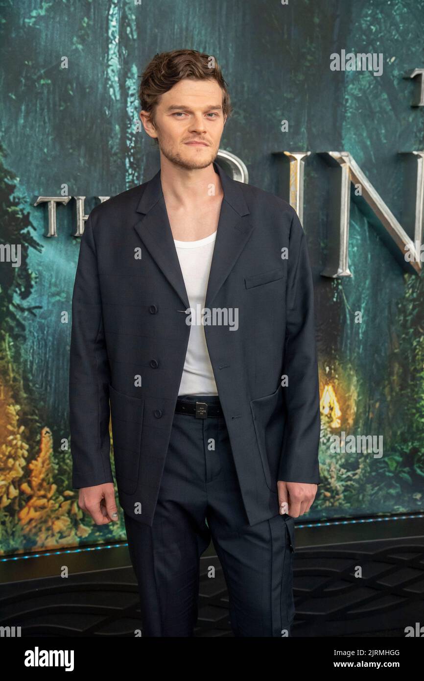 New York, United States. 23rd Aug, 2022. Robert Aramayo attends "The ...