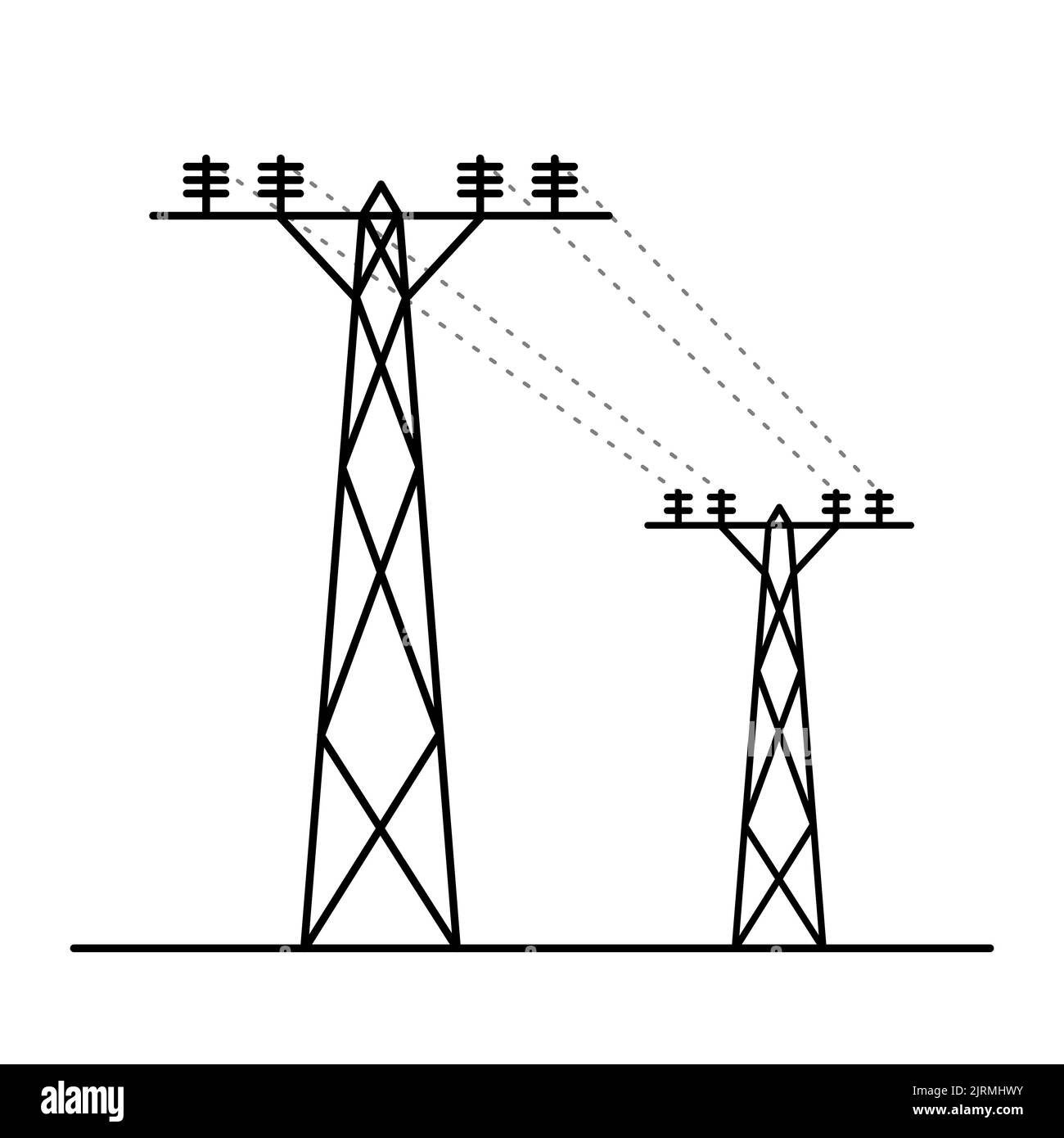 Power line art. High voltage poles Stock Vector Image & Art - Alamy Power line art. High voltage poles Stock Vector Image & Art - Alamy