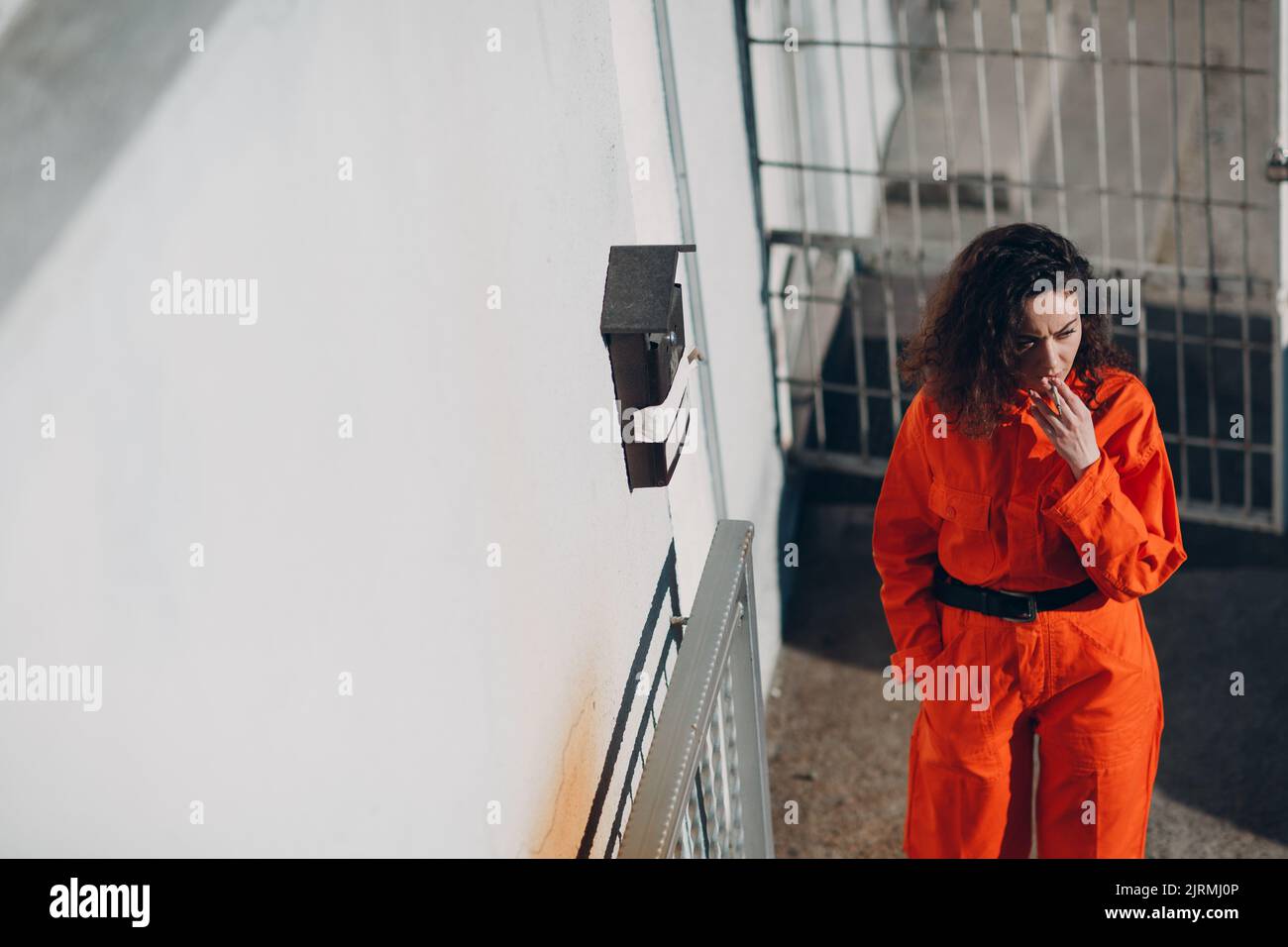 Woman prisoner jail hi-res stock photography and images - Alamy