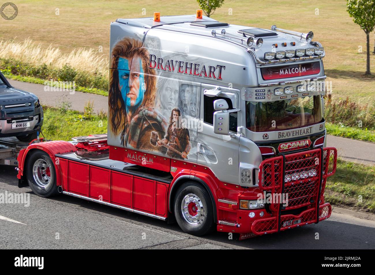 Malcolm Logistics Scania Longline L19WHM Stock Photo - Alamy