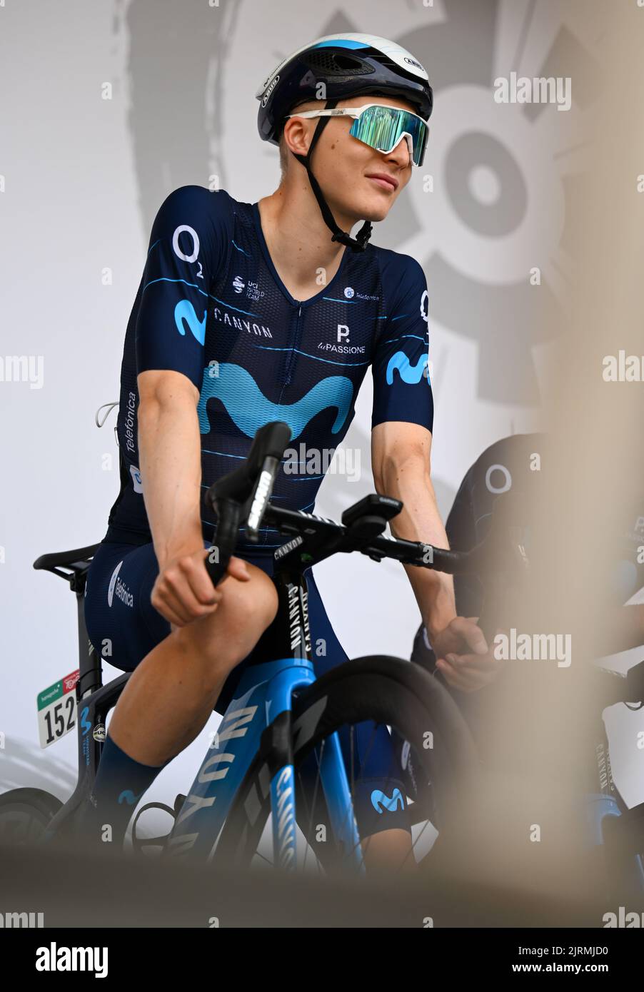 25 August 2022, Thuringia, Weimar/Meiningen: Cycling: Tour of Germany ...