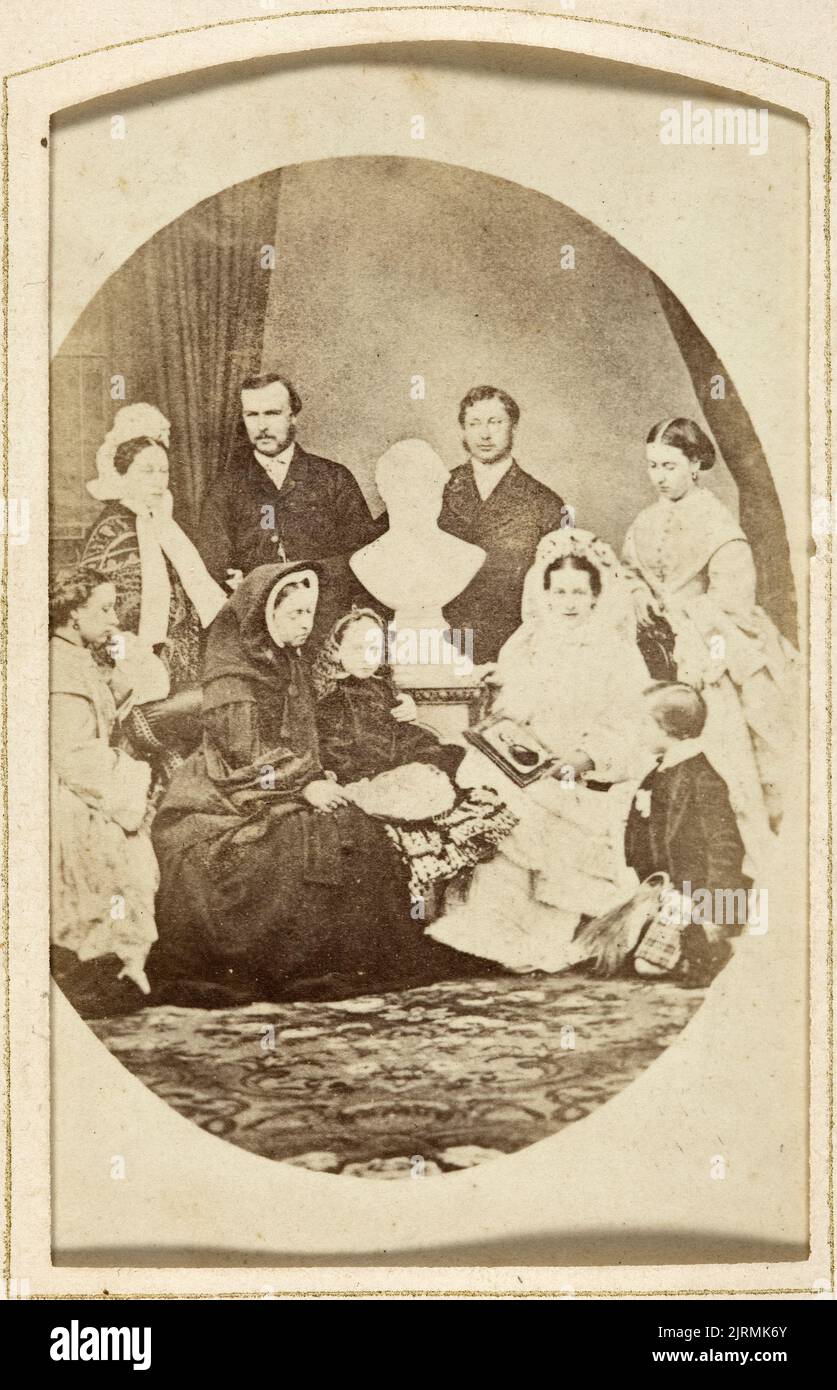 Queen Victoria and her family, 1866-1868, Dunedin, by Walter Burton ...