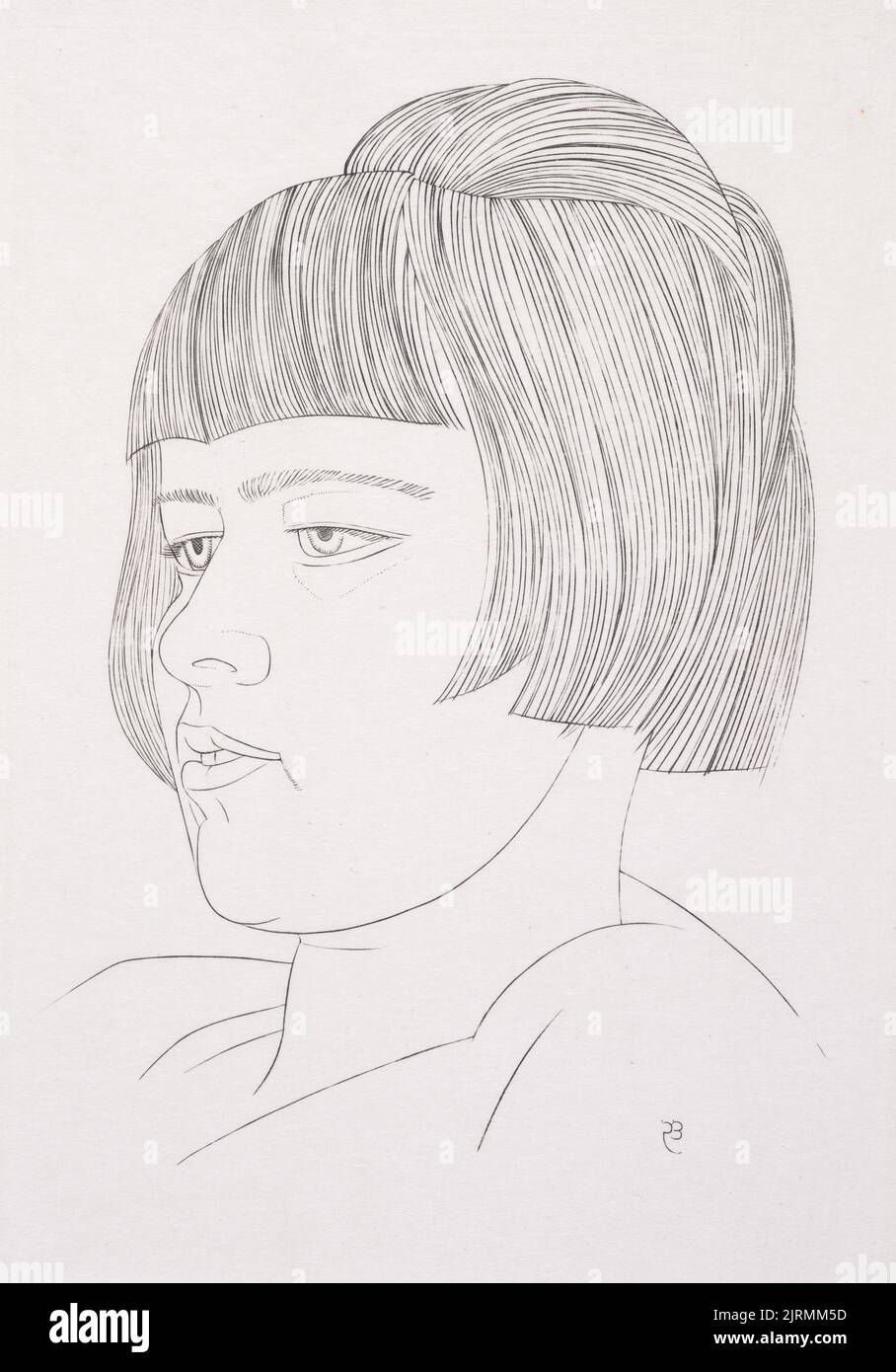 Rachel Rothenstein, 1926, by Eric Gill. Gift of Rex Nan Kivell, 1953 ...