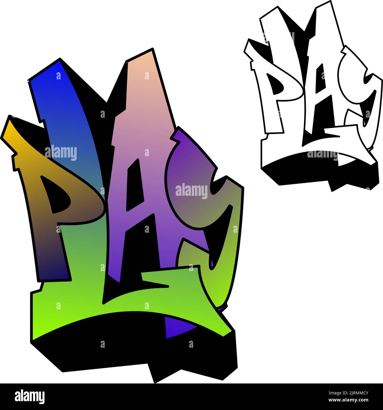 Cartoon grafitti Cut Out Stock Images & Pictures - Alamy