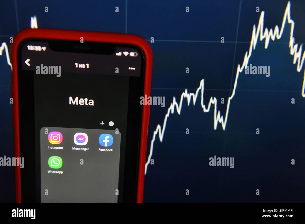 In this photo illustration, Meta Platforms app icons of Instagram ...