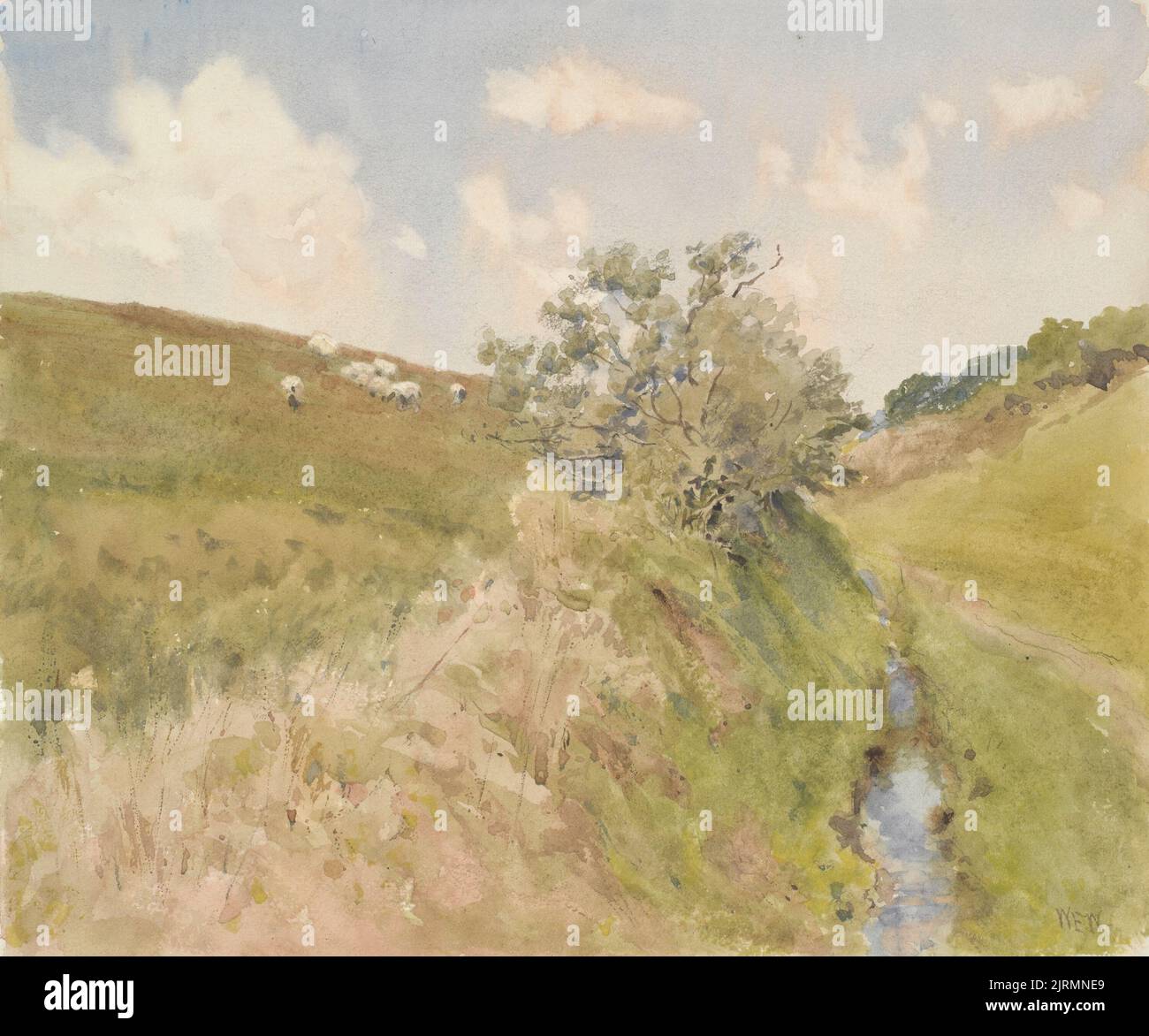 Landscape with brook, by William Walker. Gift of the artist's widow ...