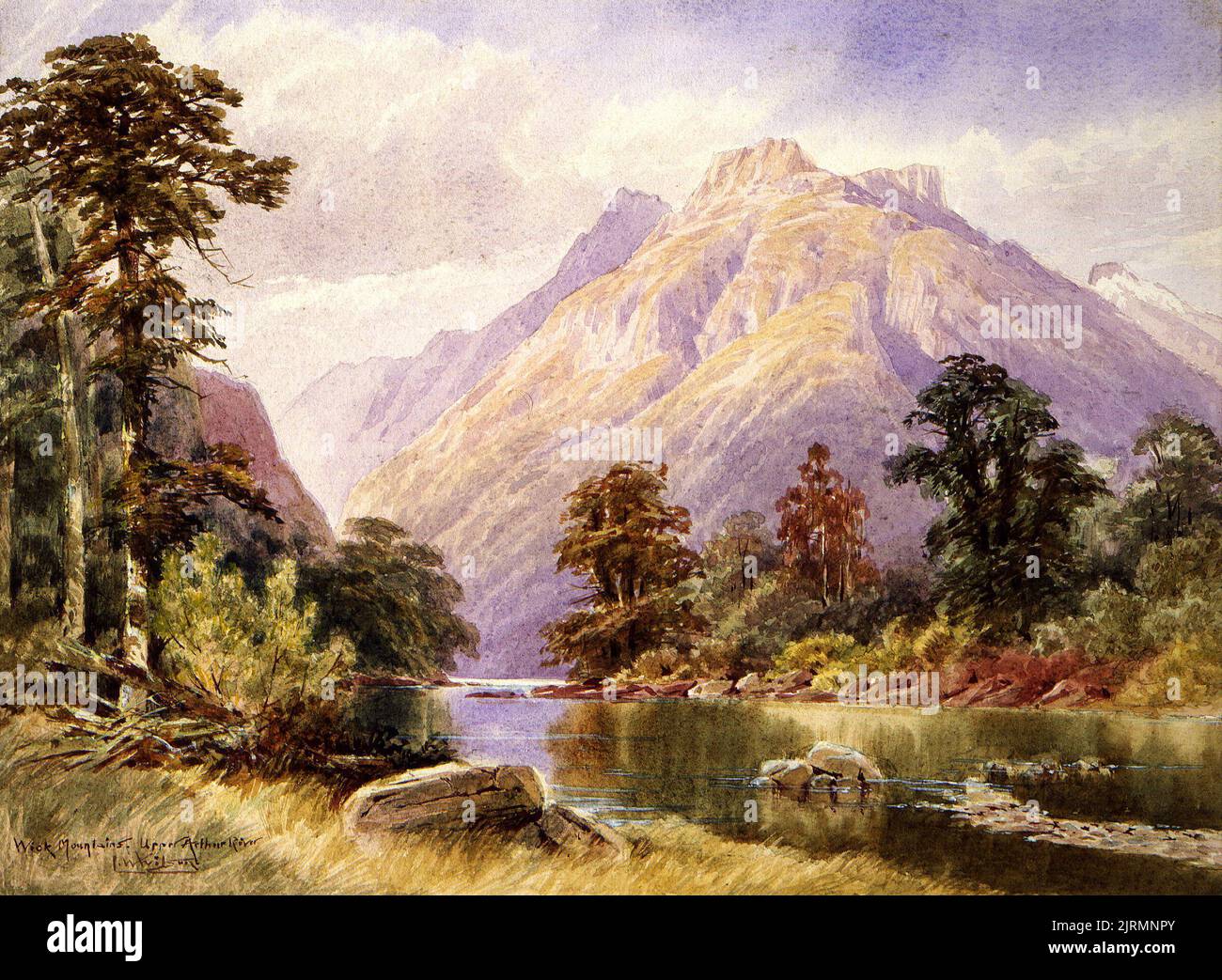 Wick Mountains, Upper Arthur River, by Laurence William Wilson. Gift of ...