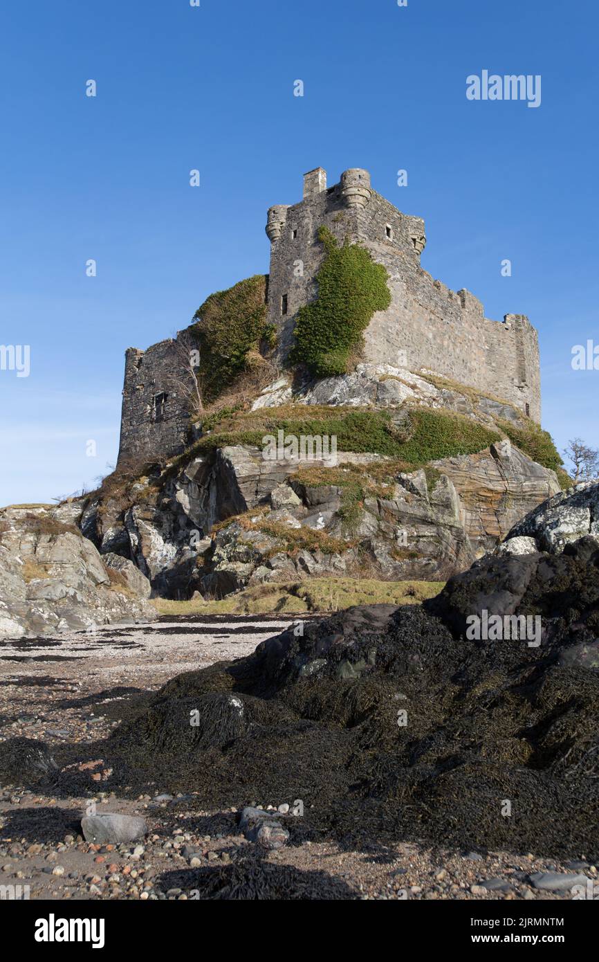 Peninsula of Ardamurchan, Scotland. Picturesque view of the historic of ...