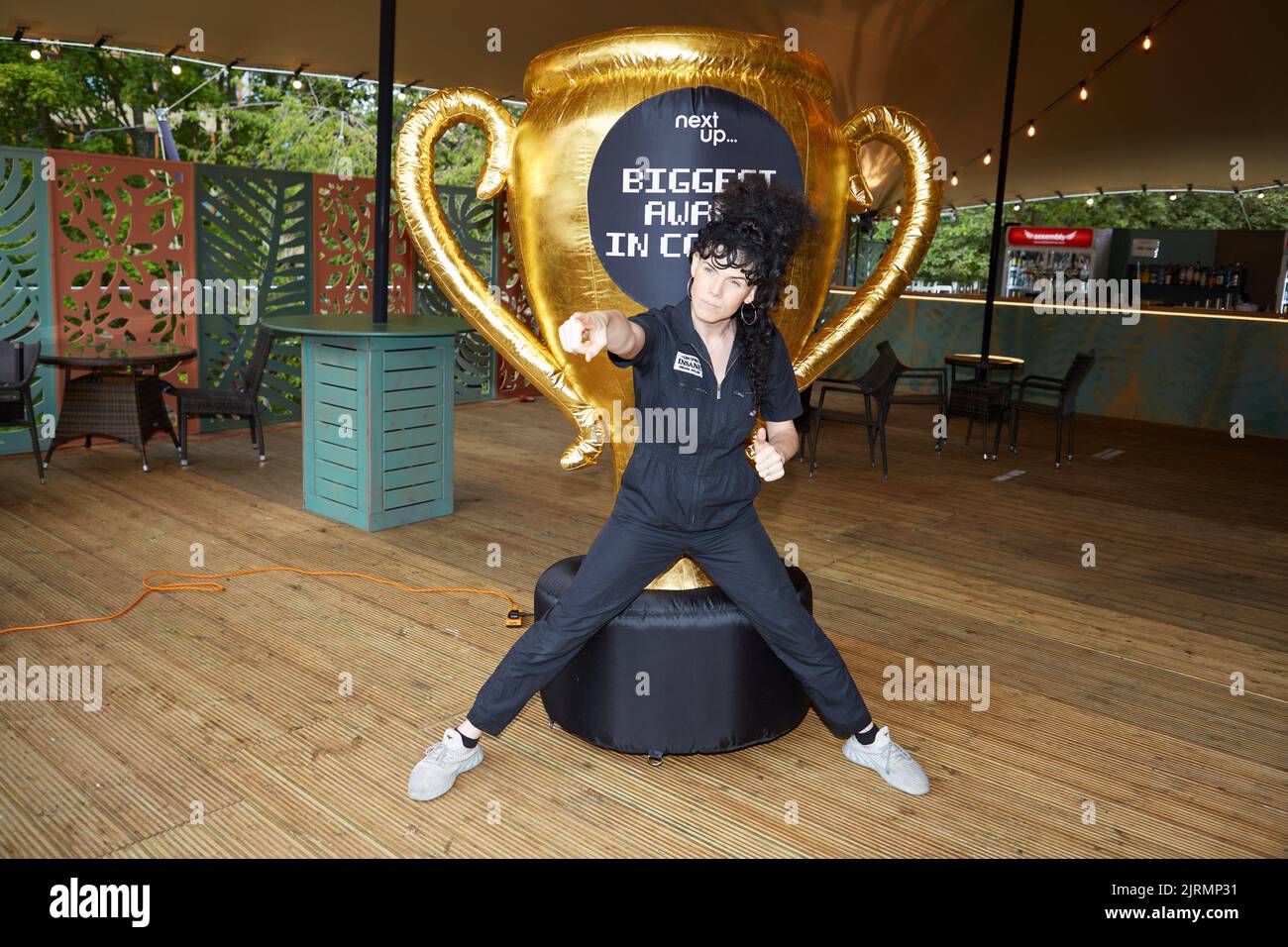 Edinburgh, UK. 25th Aug, 2022. Jordan Gray (pictured) wins NextUp's ...
