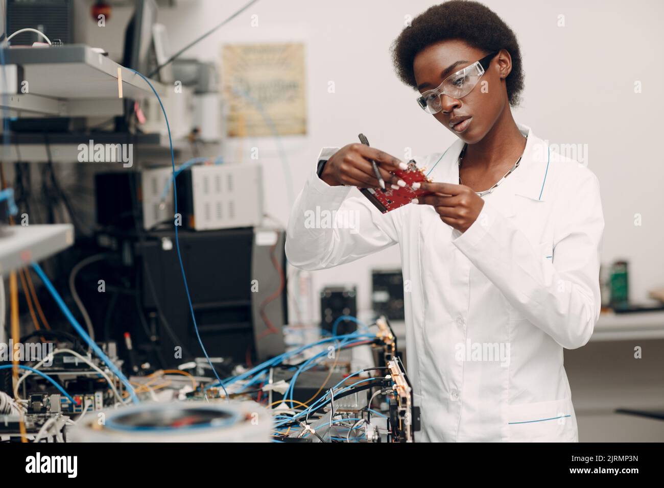 African american female researcher hi-res stock photography and images ...