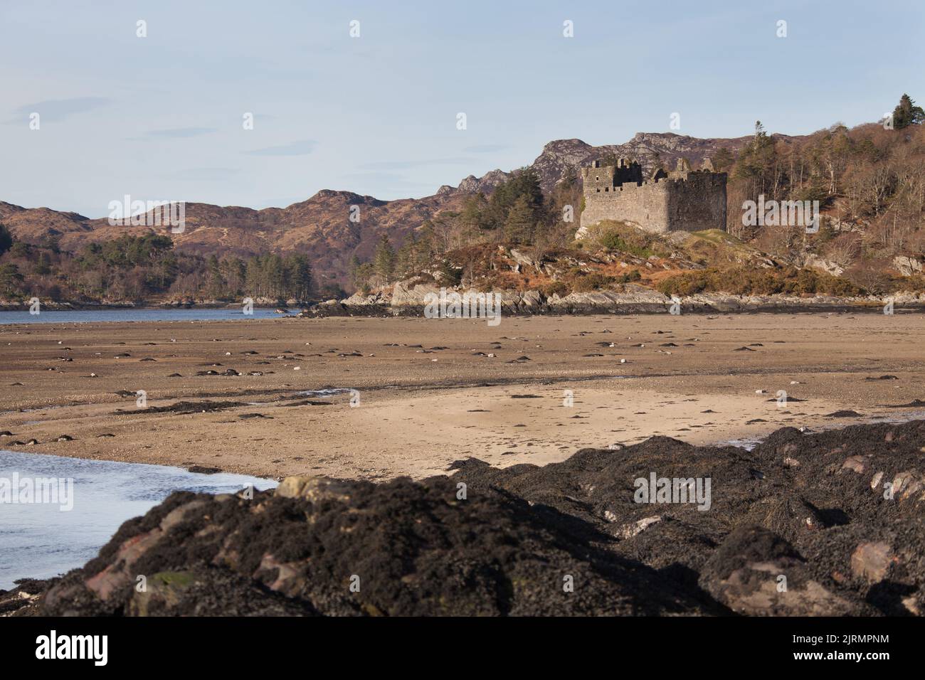 Peninsula of Ardamurchan, Scotland. Picturesque view of the historic of ...