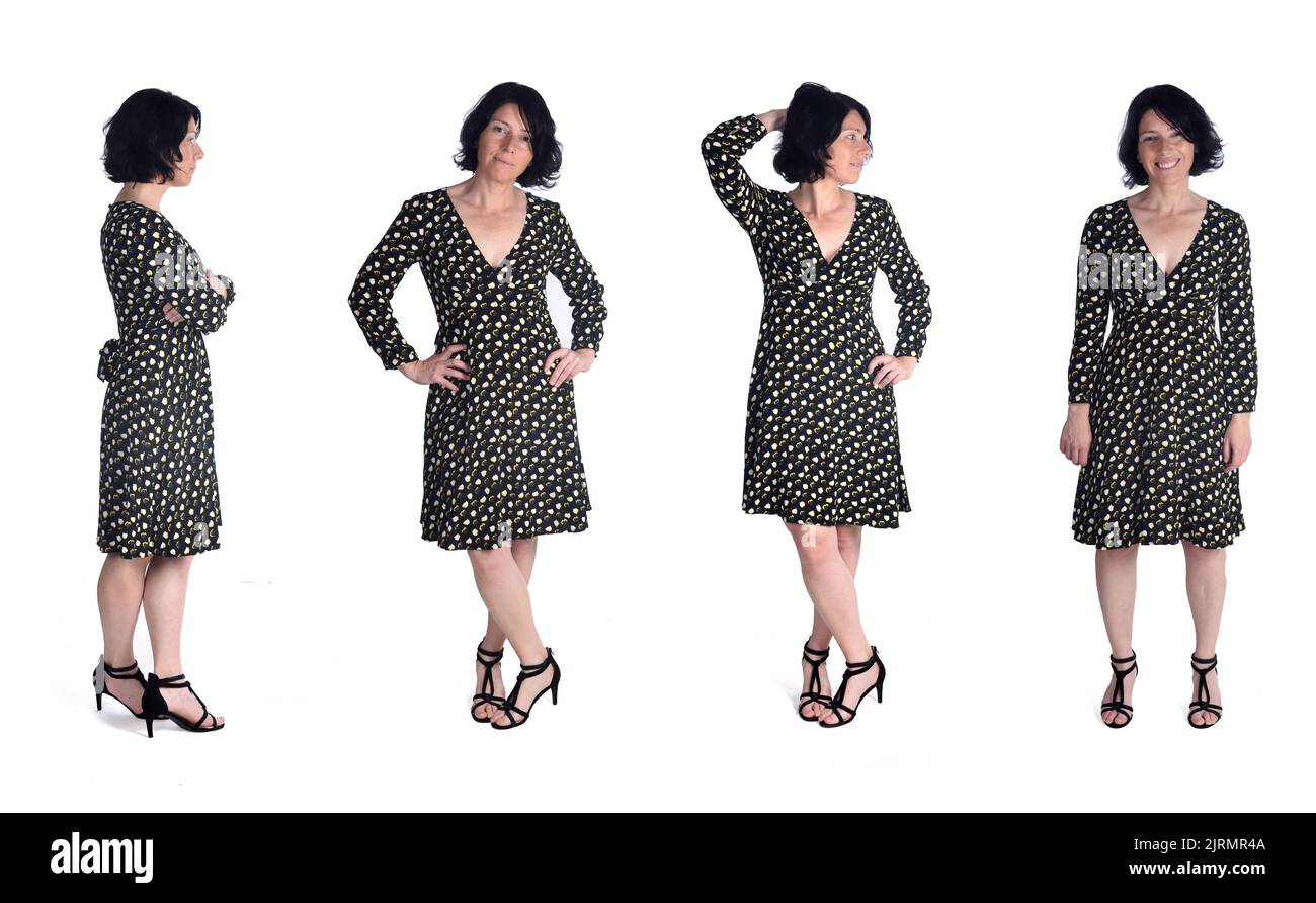 Front view group attractive Cut Out Stock Images & Pictures - Alamy