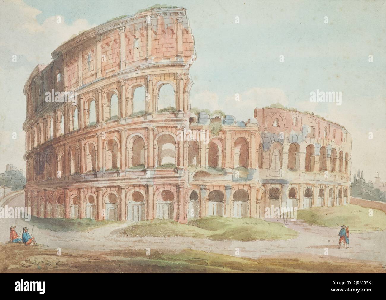 Colosseum, Rome, mid-to-late 18th century, by Michel Vincent Brandoin ...