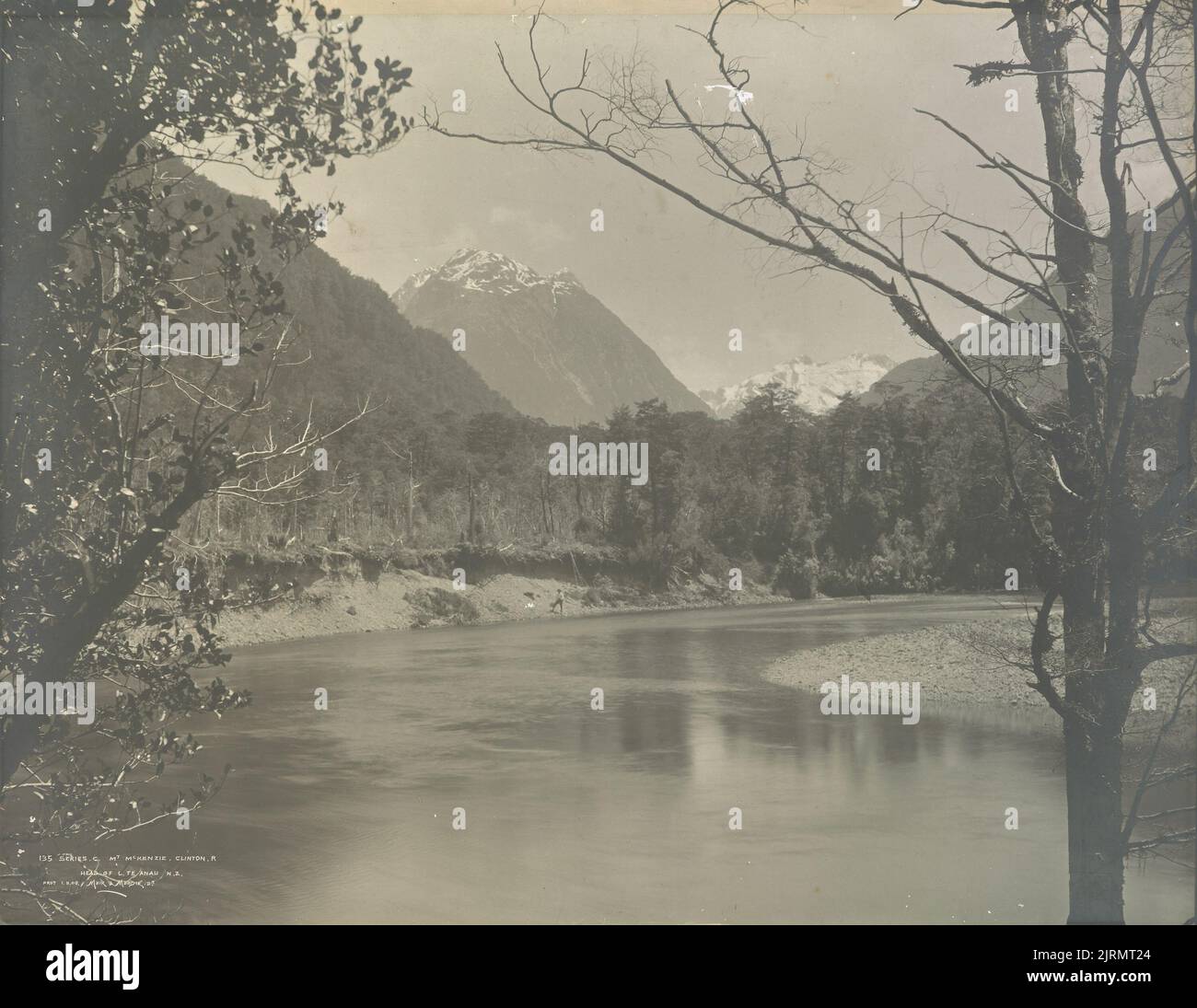 Mount McKenzie, Clinton River (head of Lake Te Anau), 01 November 1908 ...