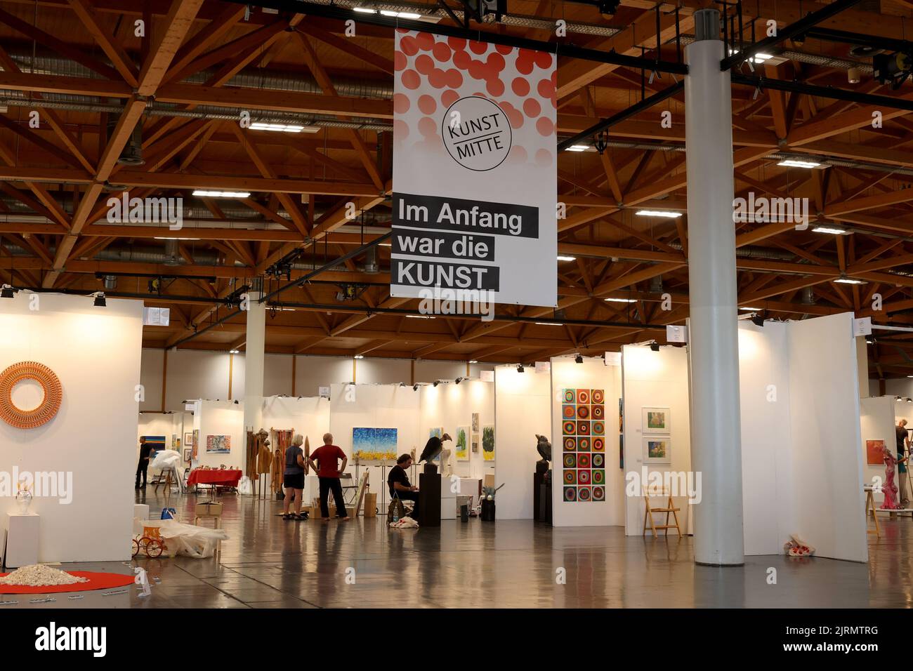 Magdeburg, Germany. 25th Aug, 2022. The 8th Kunst Mitte fair in the ...