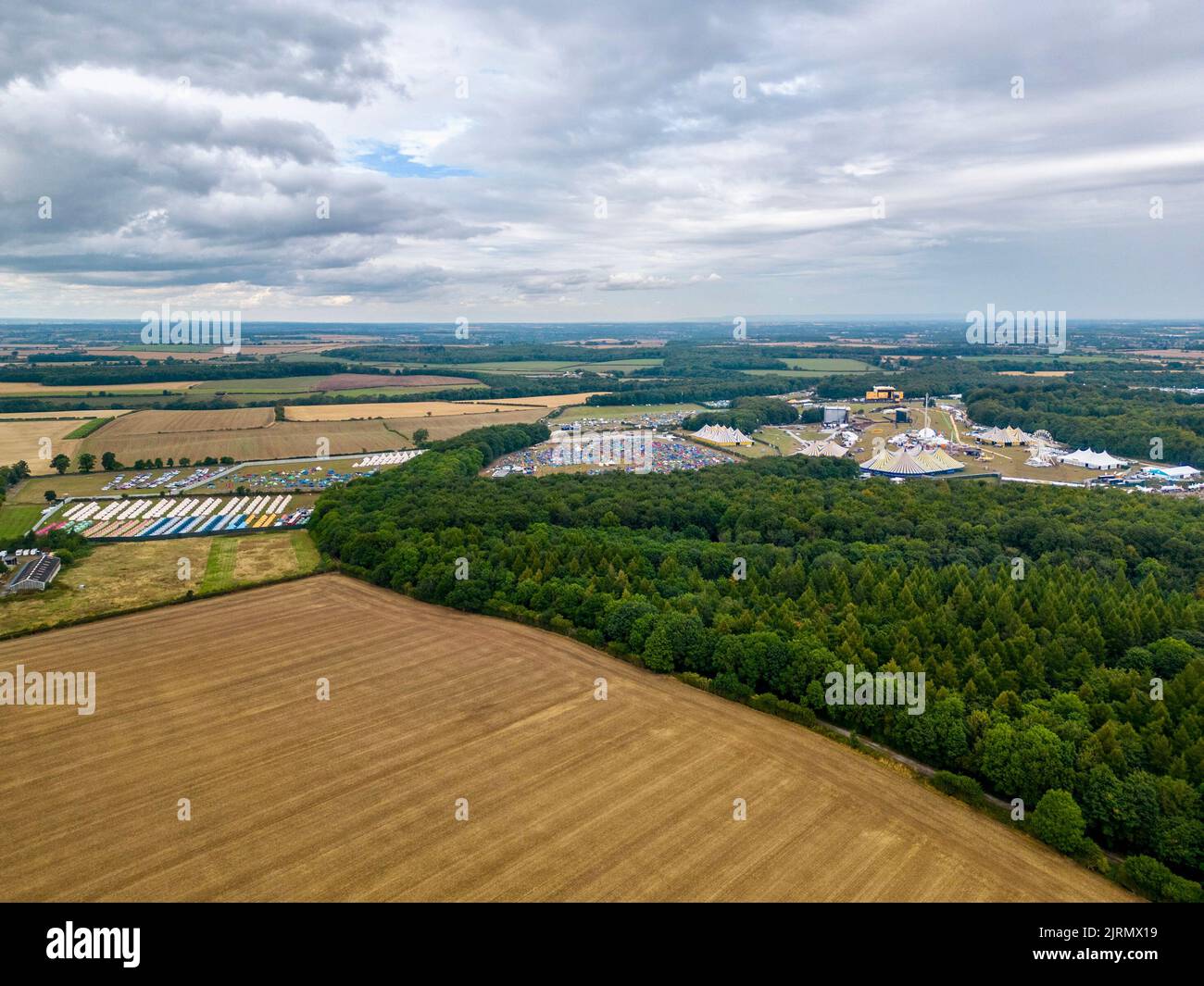 Aerial view of leeds fest hi-res stock photography and images - Alamy