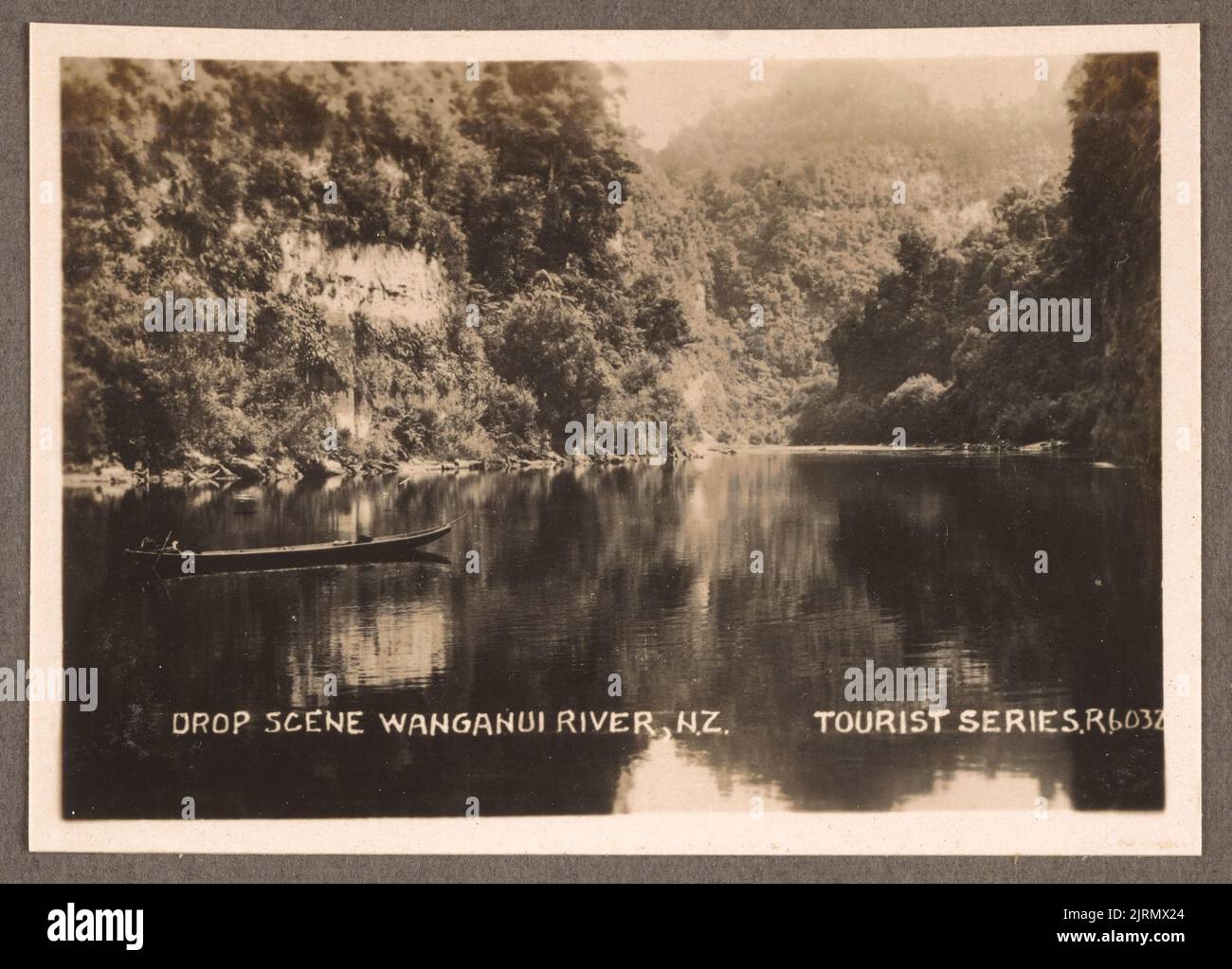 Drop scene, Wanganui [sic] River, New Zealand. From the album: Snaps ...
