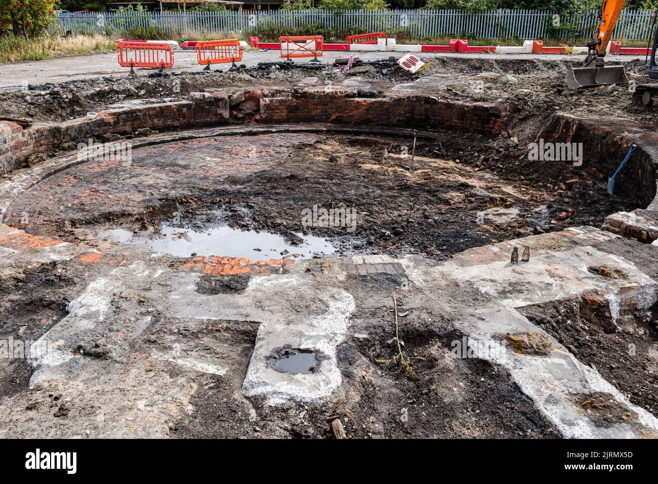 Meadowbank, Edinburgh, Scotland, UK, 25th August 2022. Remains of ...