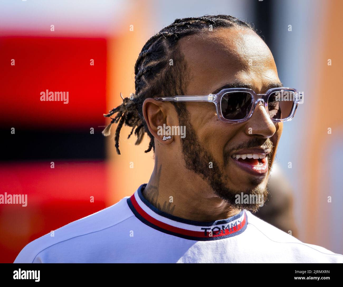 SPA - Lewis Hamilton (Mercedes) on the Spa-Francorchamps race track in ...