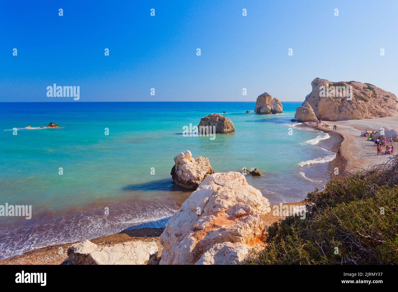 Aphrodite Beach near Paphos, Cyprus Stock Photo - Alamy