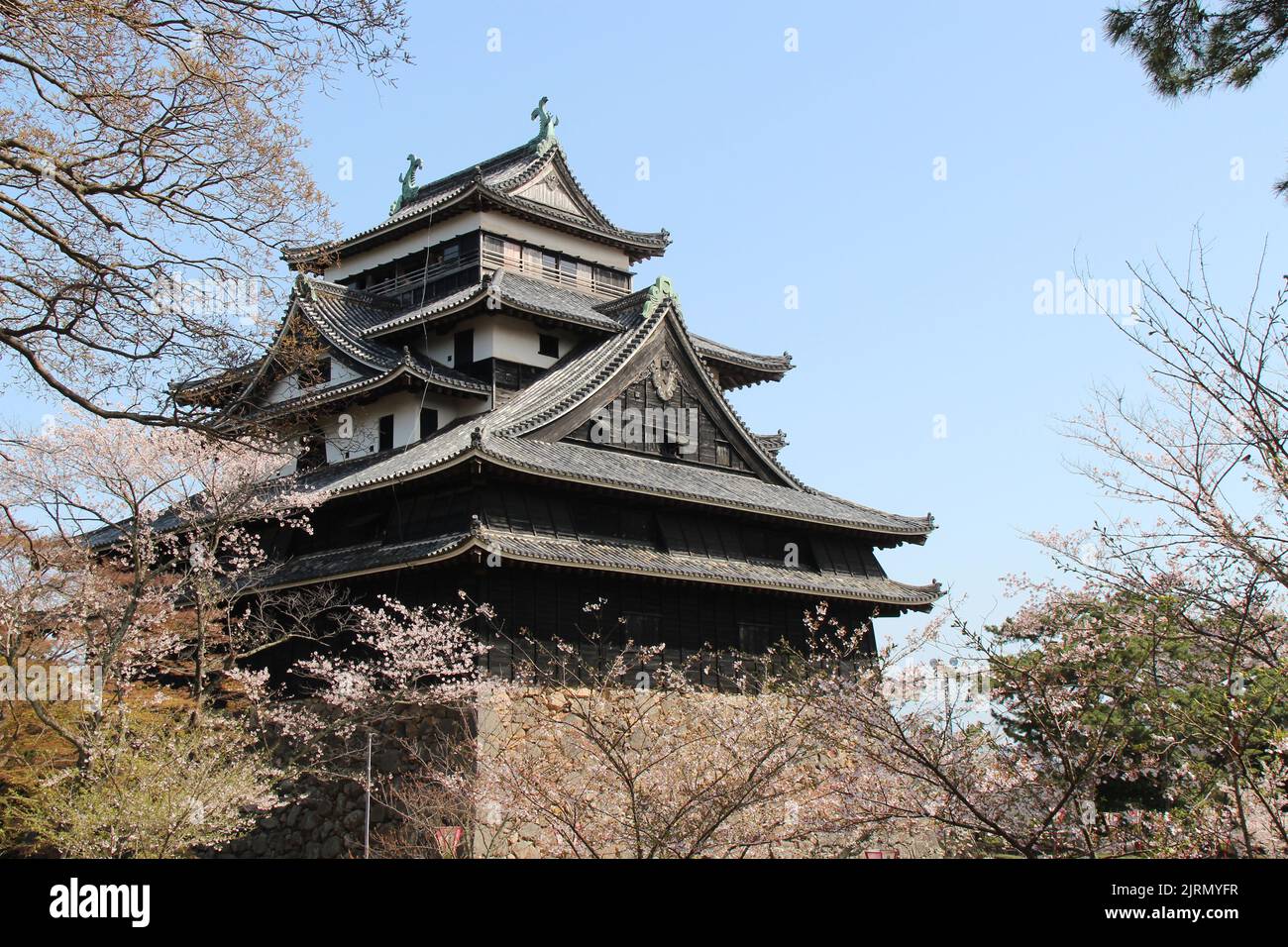 castle in matsue in japan Stock Photo - Alamy