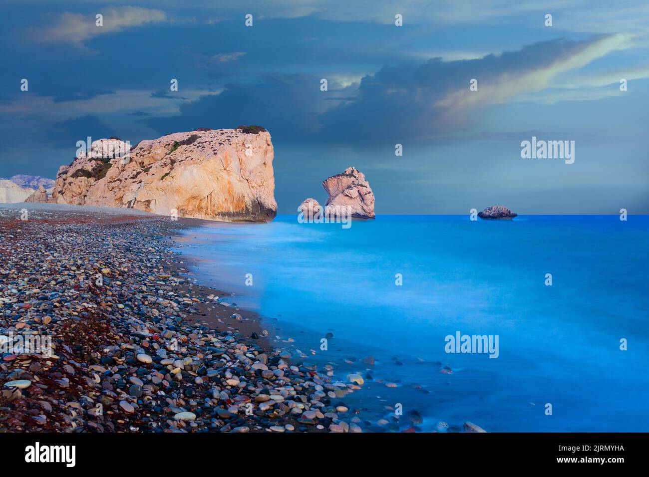 Aphrodite Beach near Paphos, Cyprus Stock Photo - Alamy