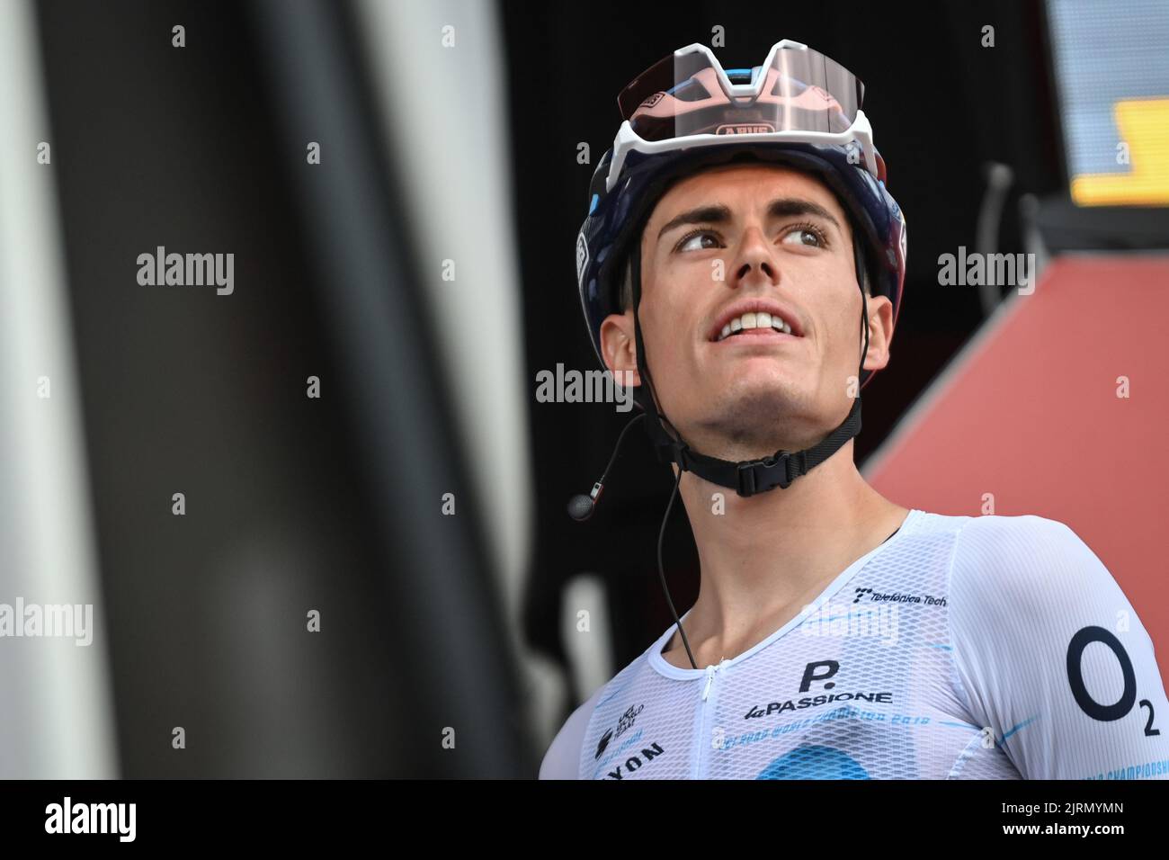 Spanish Enric Mas of Movistar Team pictured at the start of stage 6 of ...