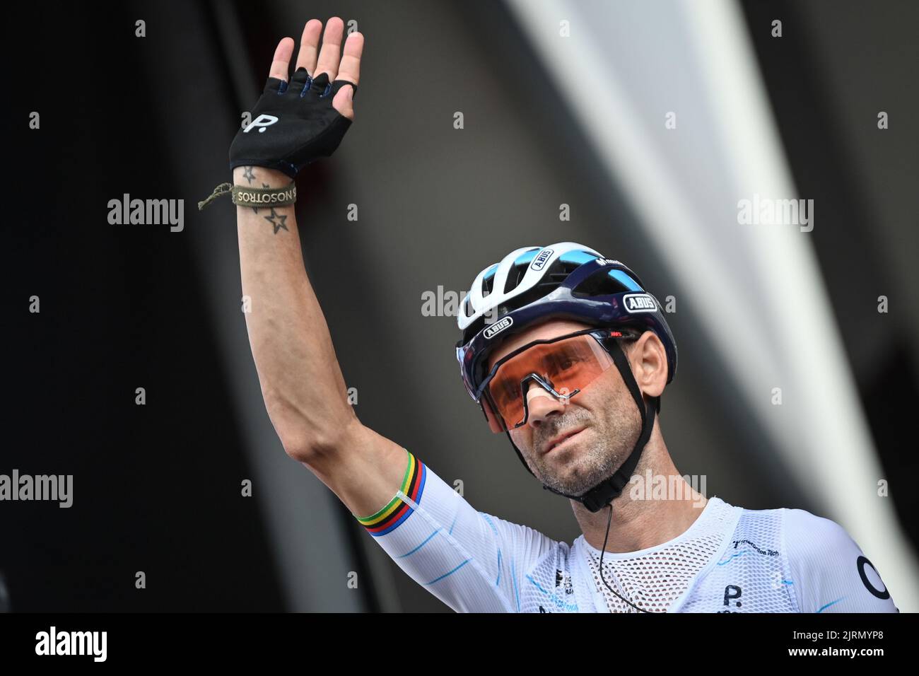 Spanish Alejandro Valverde of Movistar Team pictured at the start of ...
