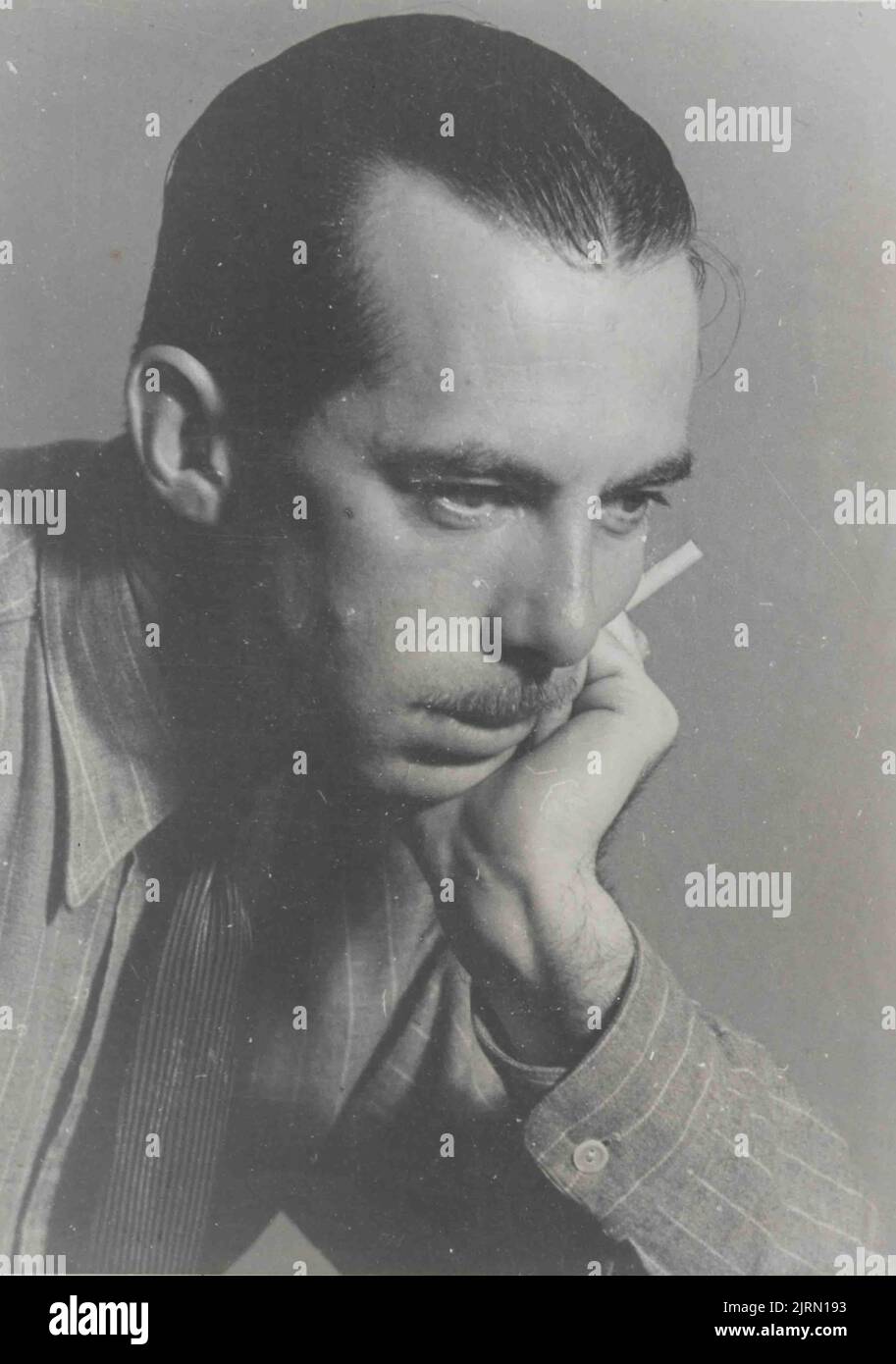 Self portrait, 1930s, Wellington, by Eric Lee-Johnson Stock Photo - Alamy