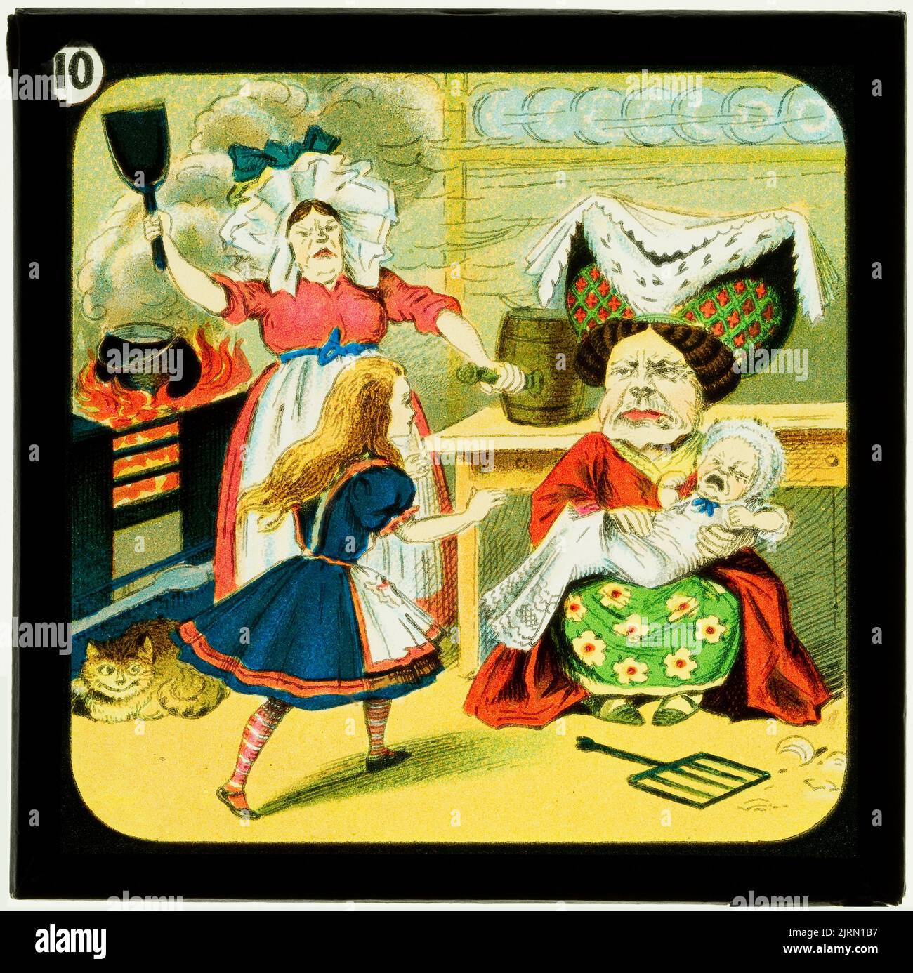 Alice in Wonderland (Part 2), Mad tea party: the door led into a large ...