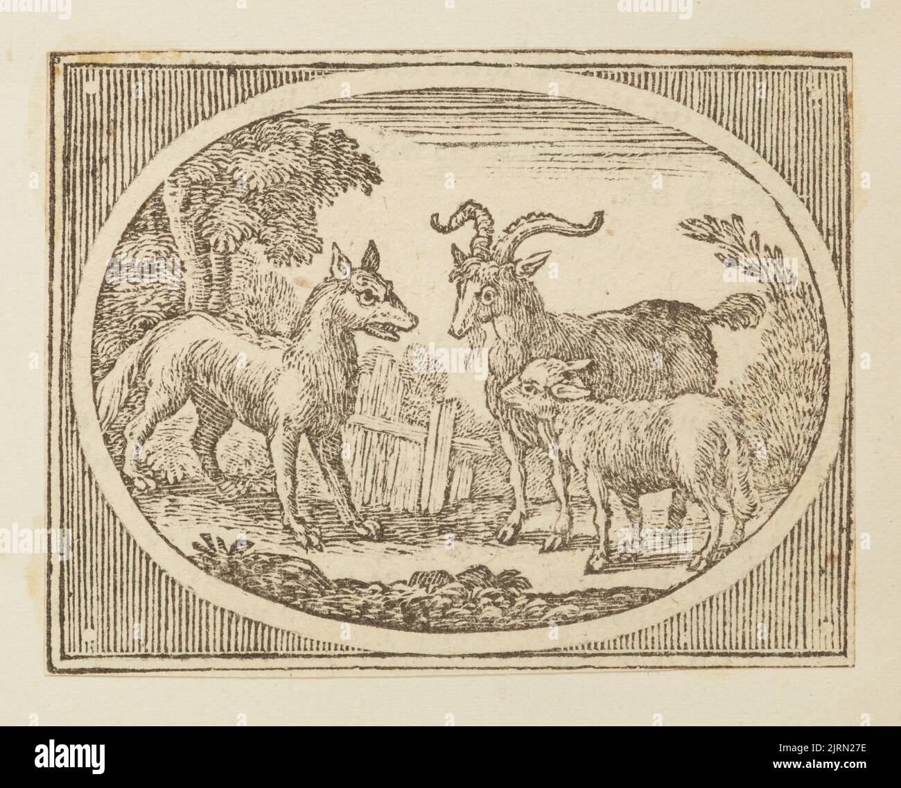 Wood engraving, England, by Thomas Bewick Stock Photo - Alamy