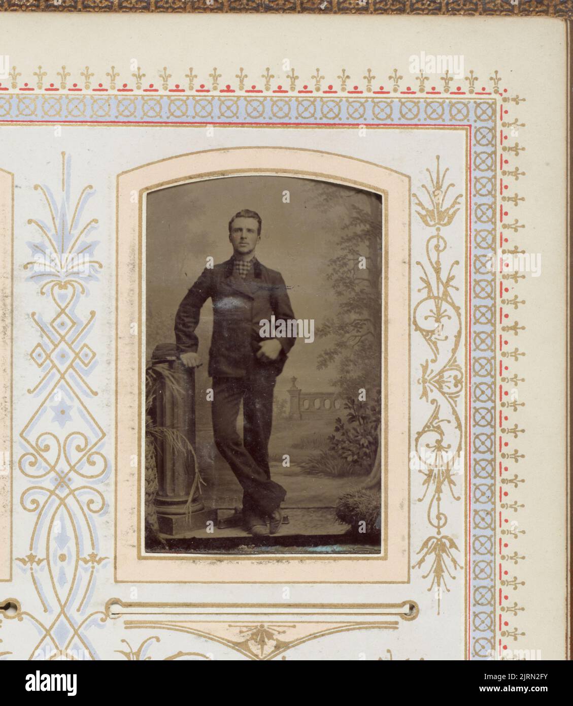 The colonial family album young man hi-res stock photography and images ...