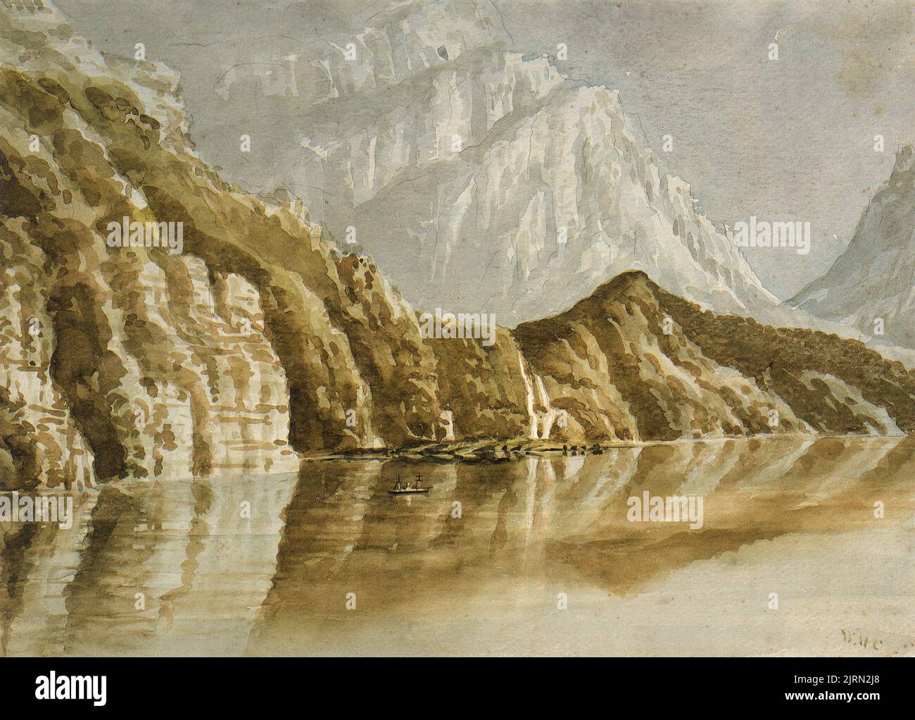 Fiord, New Zealand, by William Marshall Cooper. Acquisition history ...