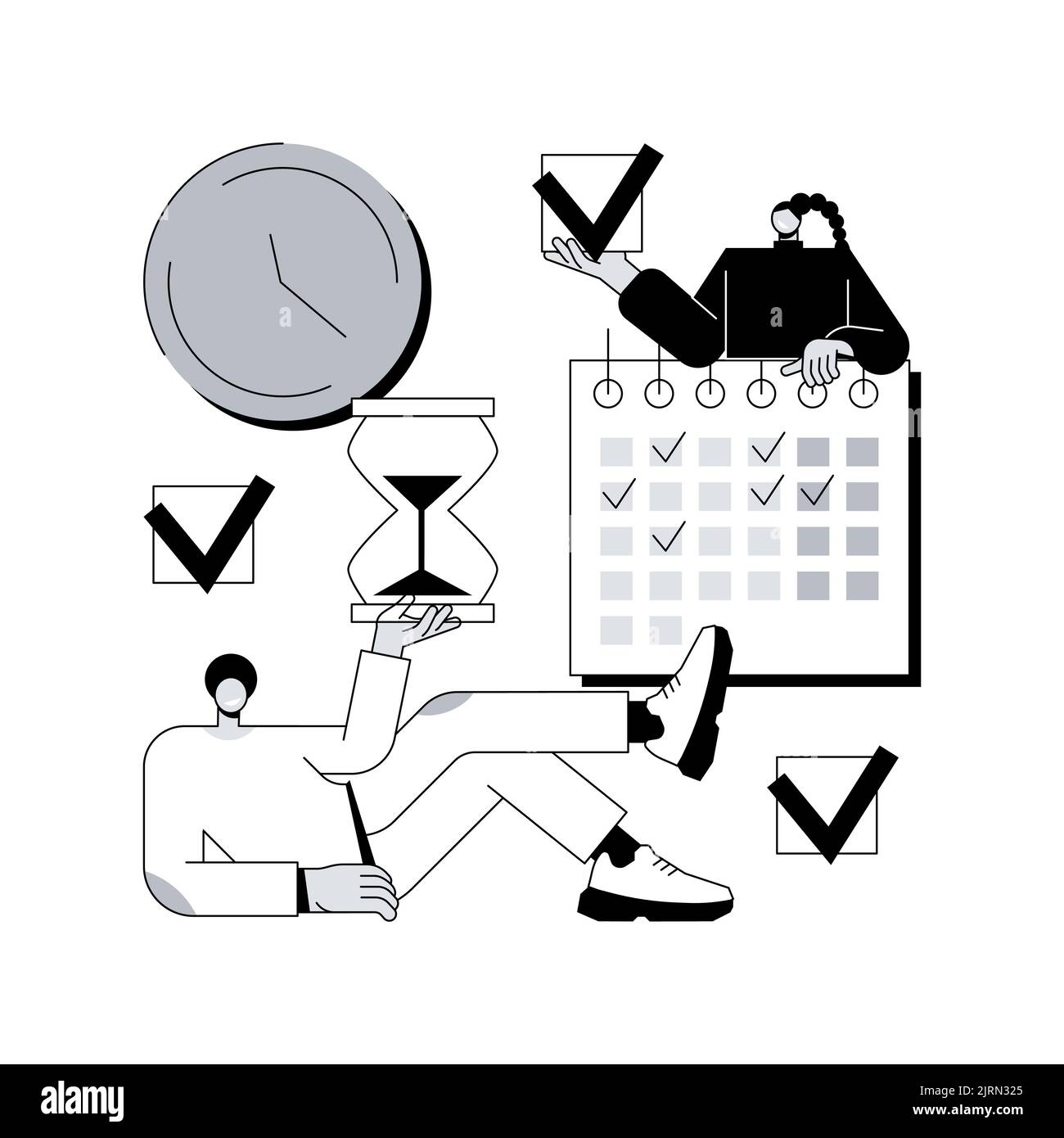 Planning abstract concept vector illustration. Future plan, project ...