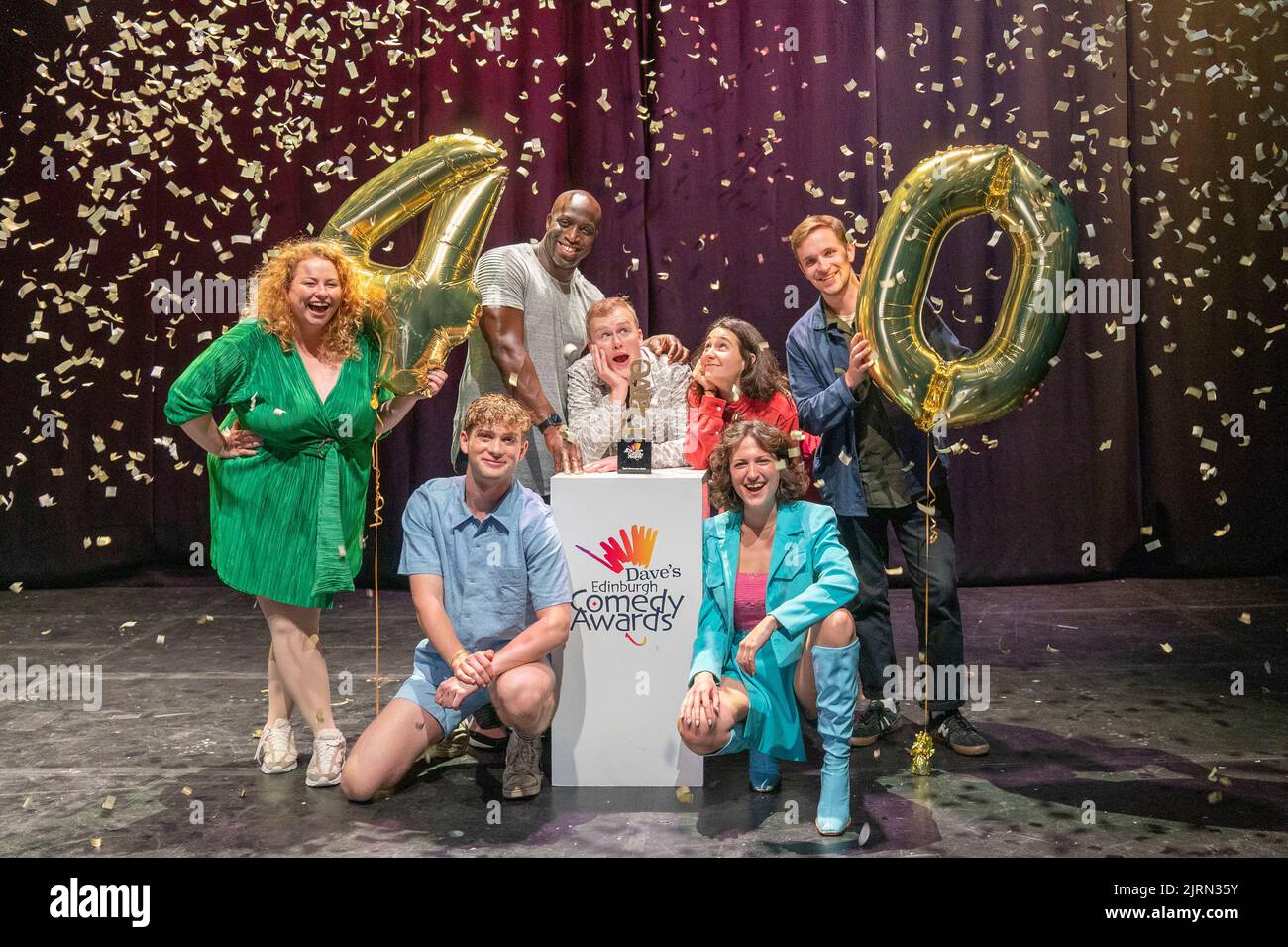 (from left, top) Amy Gledhill, Emmanuel Sonubi, Josh Jones, Lara Ricote ...