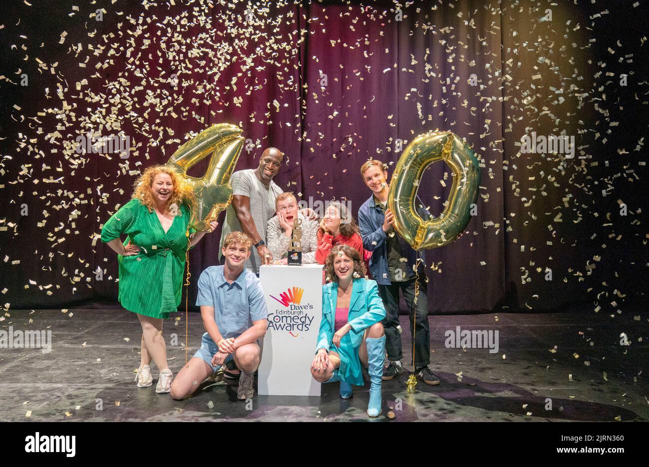 (from left, top) Amy Gledhill, Emmanuel Sonubi, Josh Jones, Lara Ricote ...