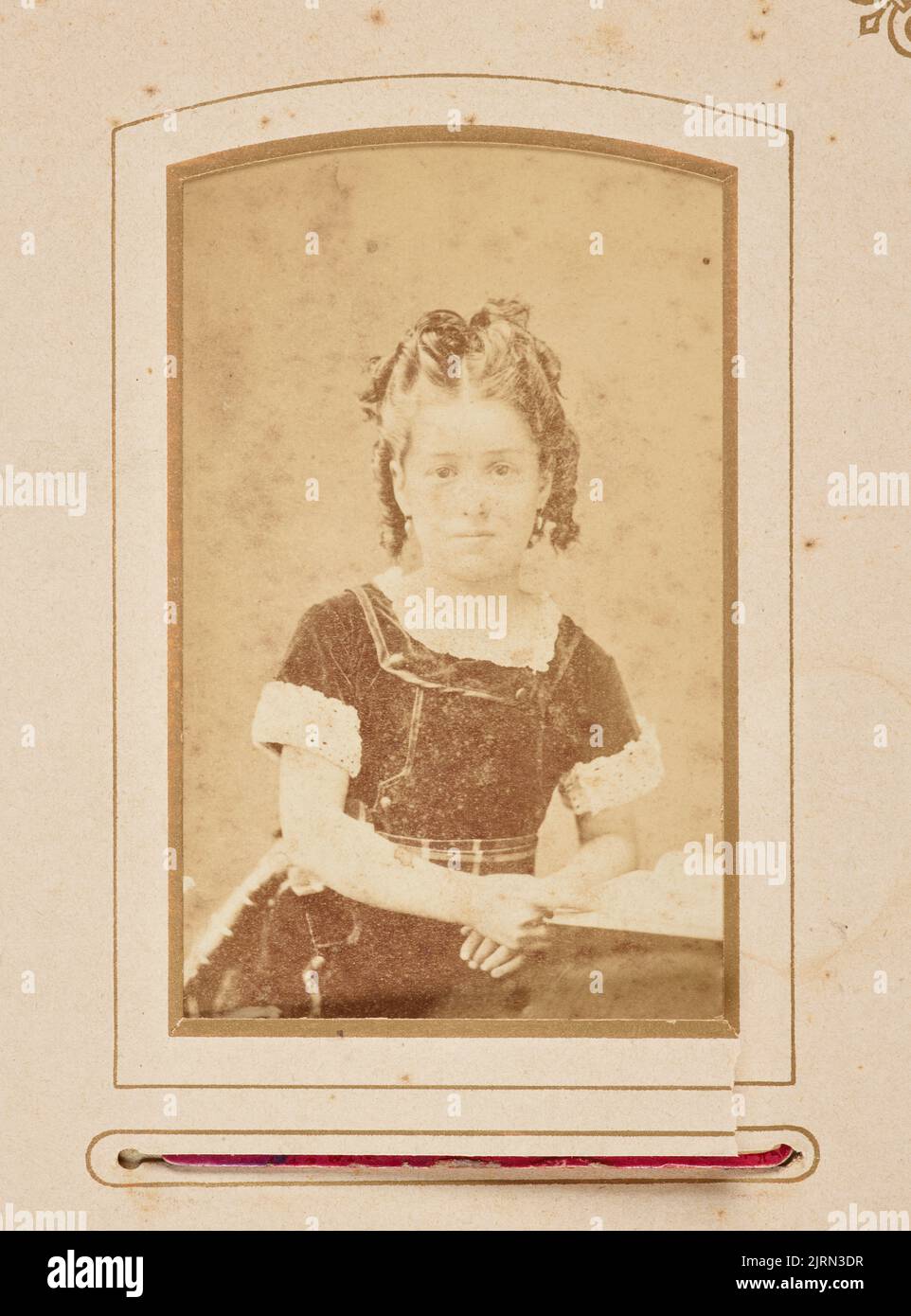Girl. From the album: Oliver family album, circa 1880, Wellington, by ...