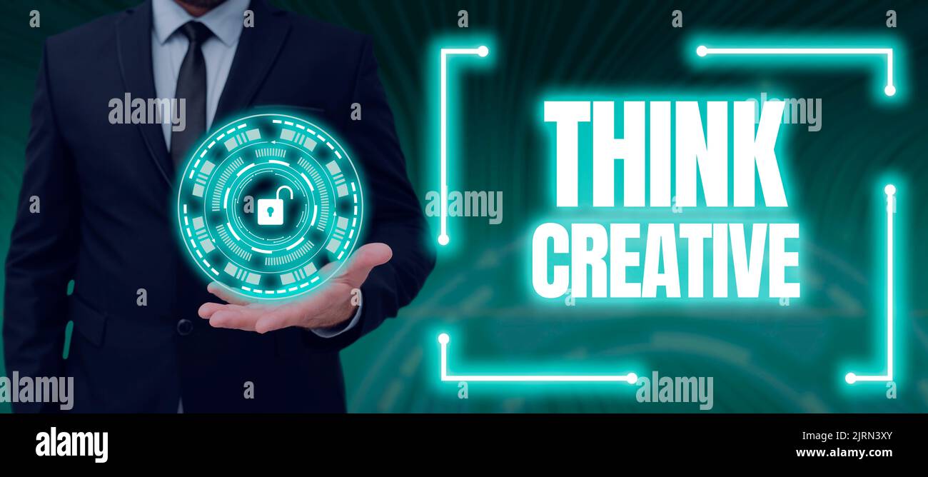 Conceptual display Think CreativeThe ability to perceive patterns that ...