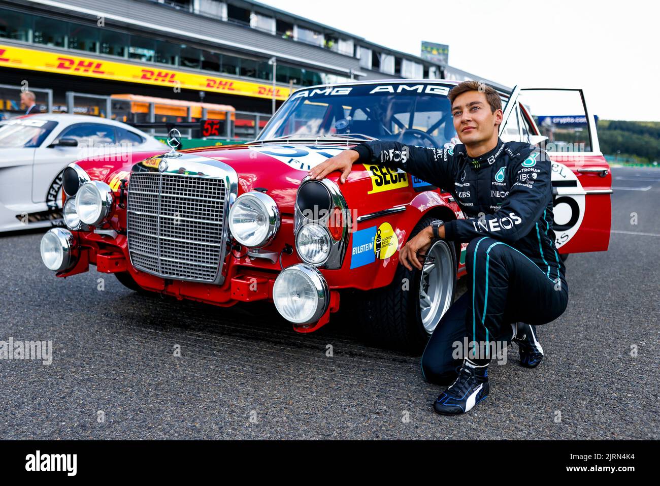 300 SEL 6.8 AMG, so-called the "Red Pig », RUSSELL George (gbr ...